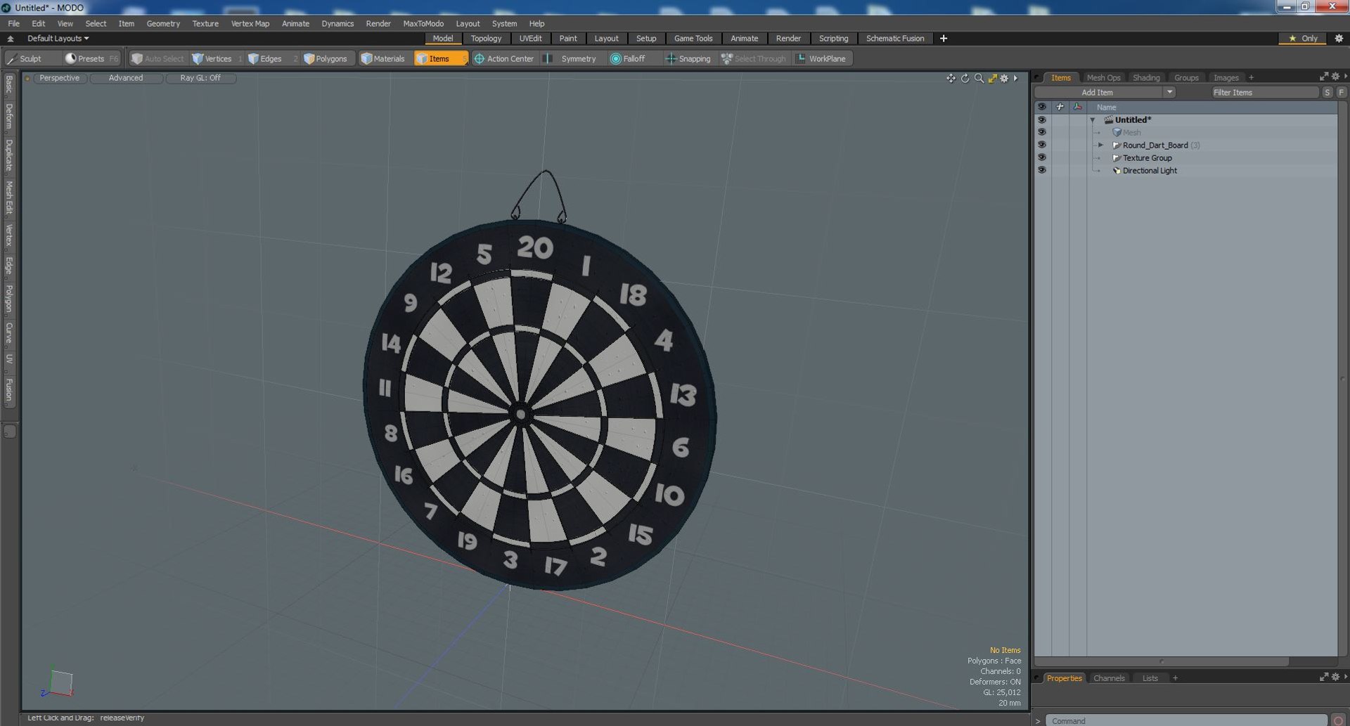 3D Round Dart Board Model - TurboSquid 2174360