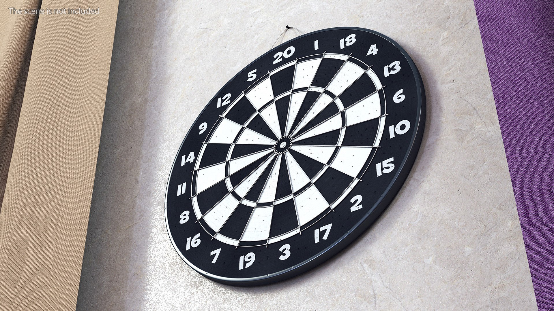 3D Round Dart Board Model - TurboSquid 2174360