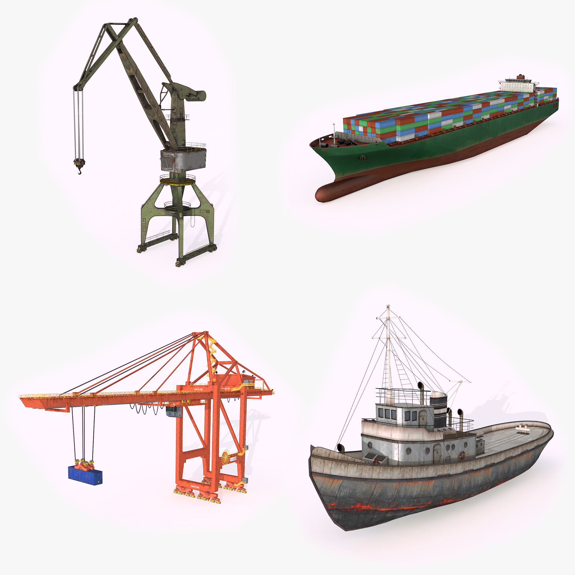 3D Port Pack - TurboSquid 1860221