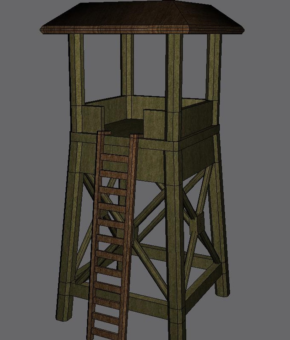 Guard Tower 3d Model