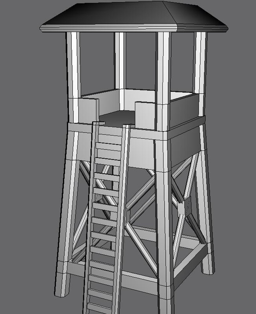 Guard Tower 3d Model