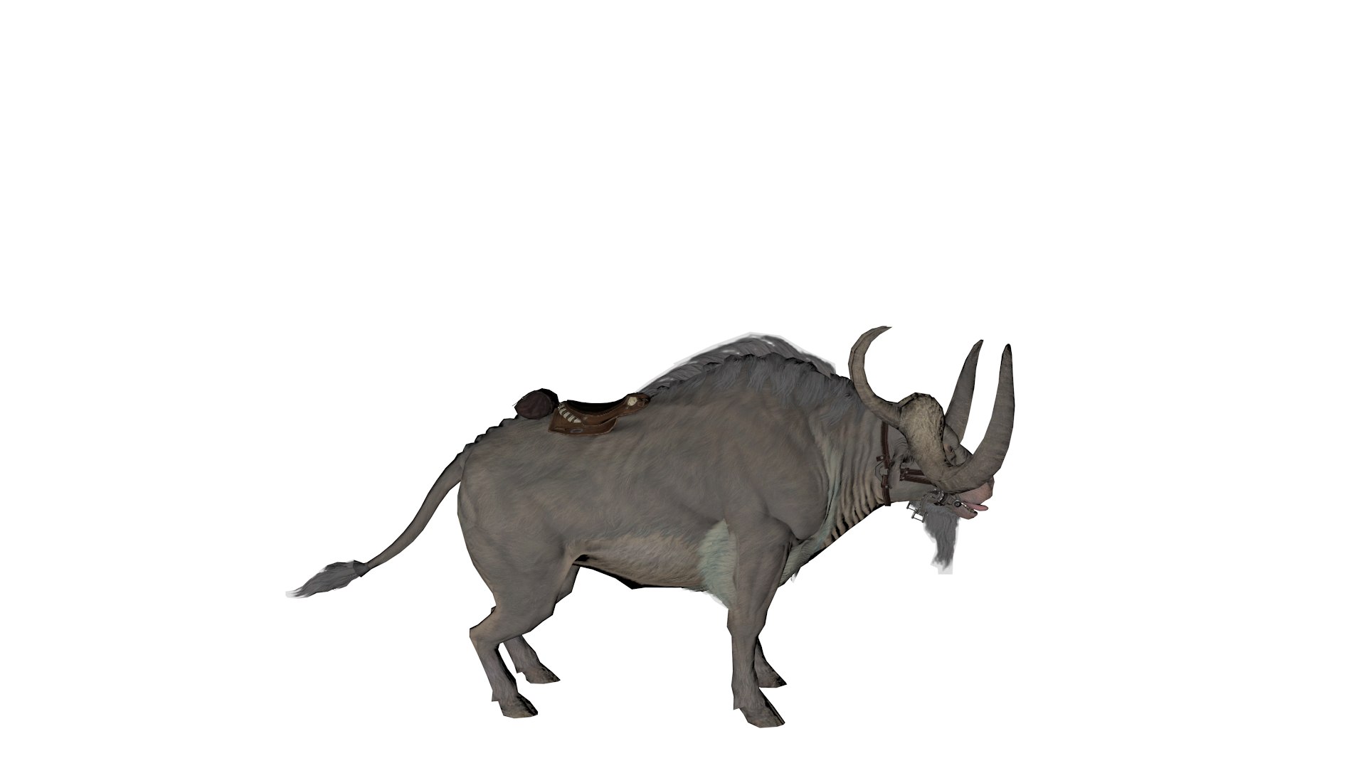 Fantasy War Buffalo Mount Game Ready 3D Model 3D - TurboSquid 2375340
