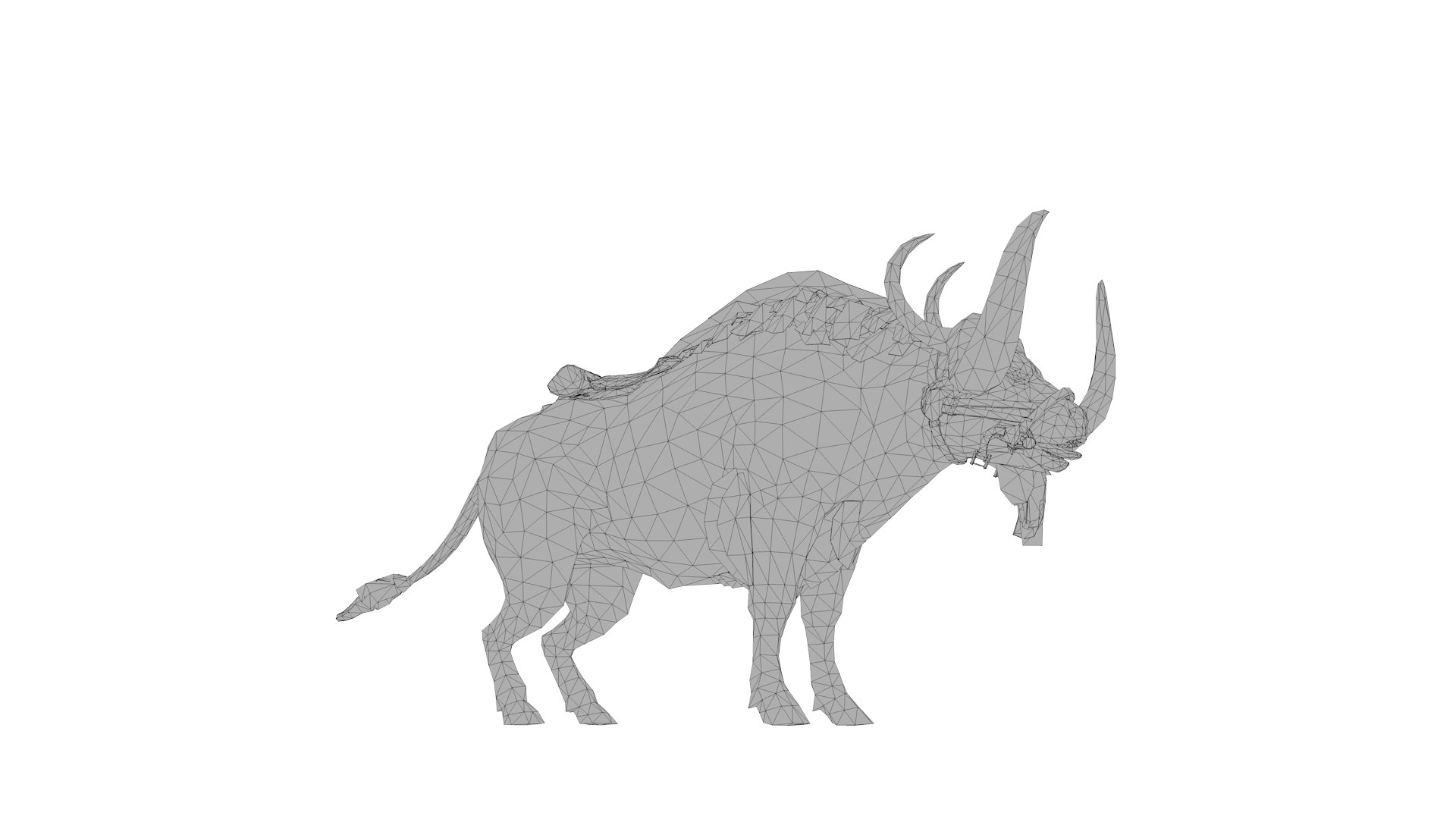 Fantasy War Buffalo Mount Game Ready 3D Model 3D - TurboSquid 2375340
