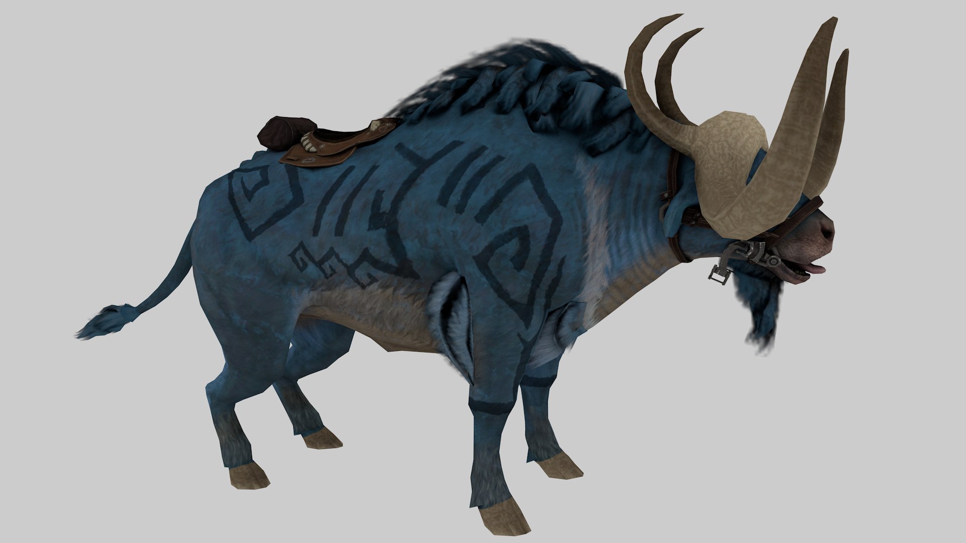 Fantasy War Buffalo Mount Game Ready 3D Model 3D - TurboSquid 2375340