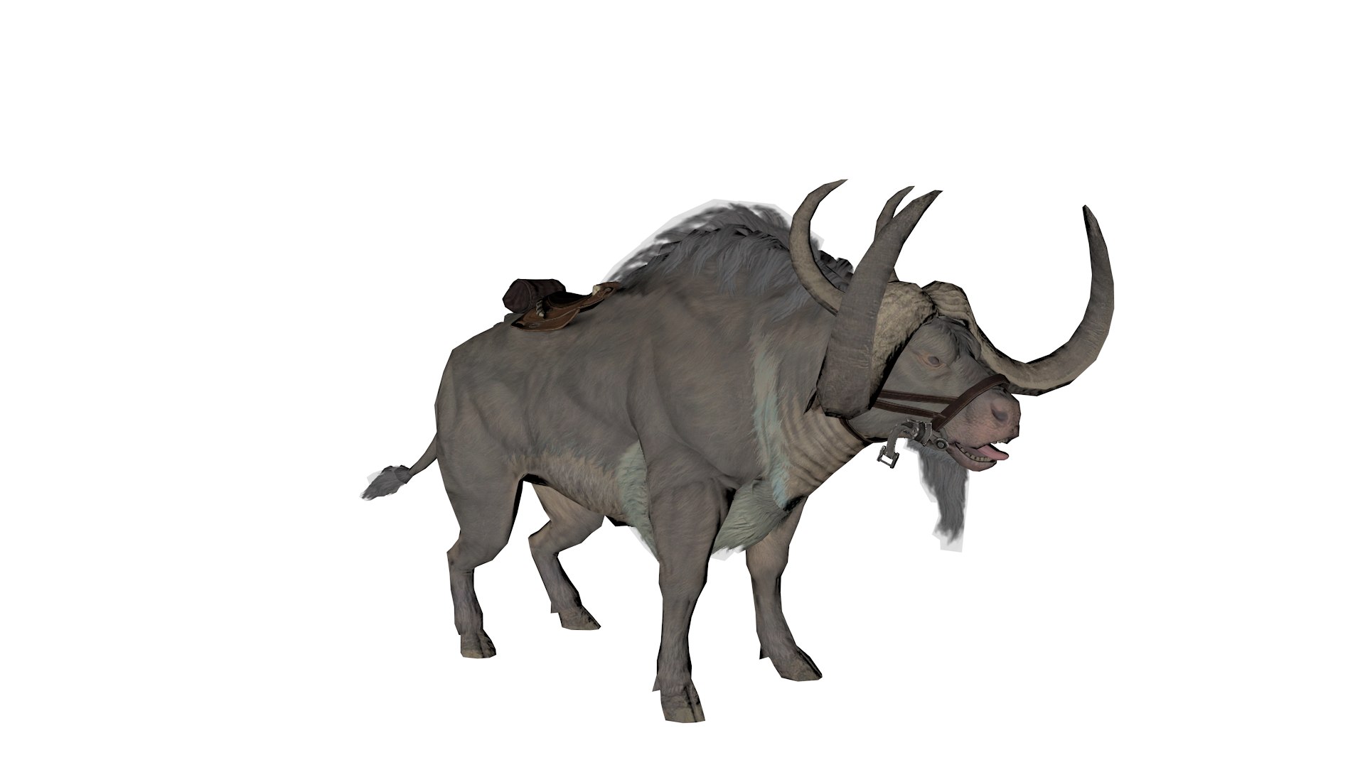 Fantasy War Buffalo Mount Game Ready 3D Model 3D - TurboSquid 2375340