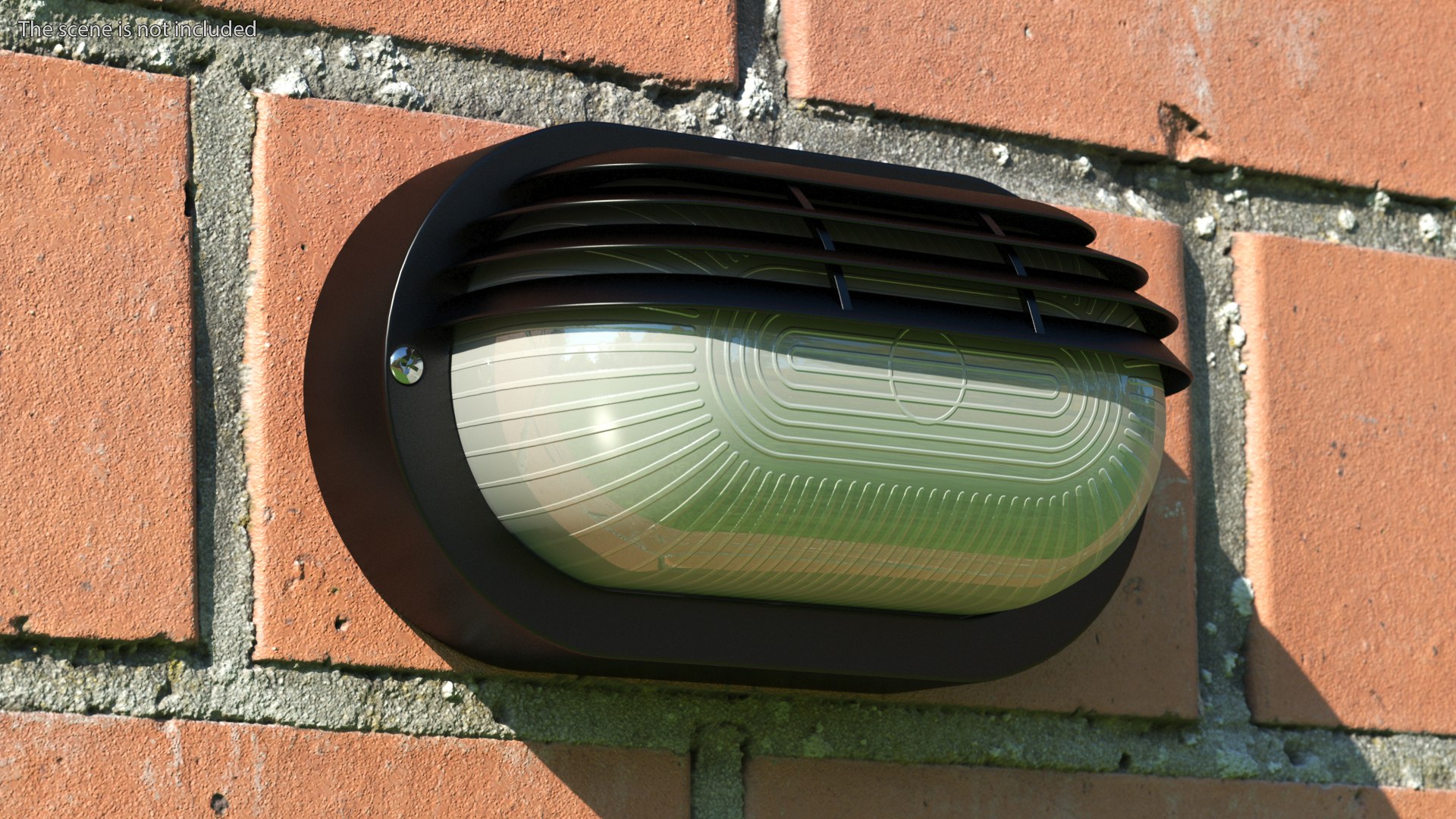 3D Bulkhead Wall Light - TurboSquid 1978396
