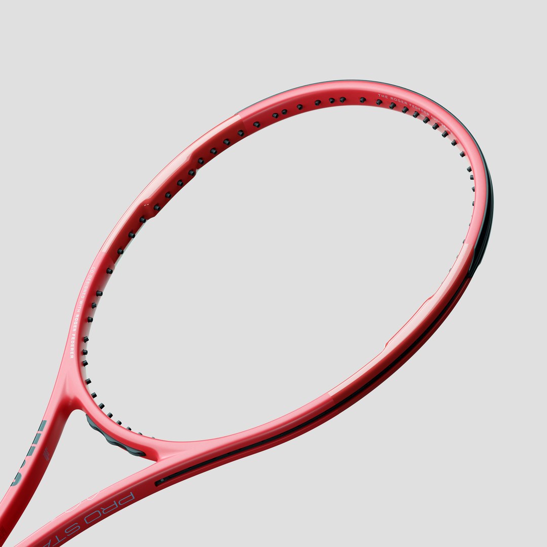 Wilson Pro Staff RF97 Autograph Red 3D Model - TurboSquid 2175954