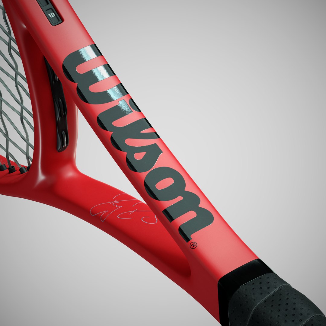 Wilson Pro Staff RF97 Autograph Red 3D Model - TurboSquid 2175954