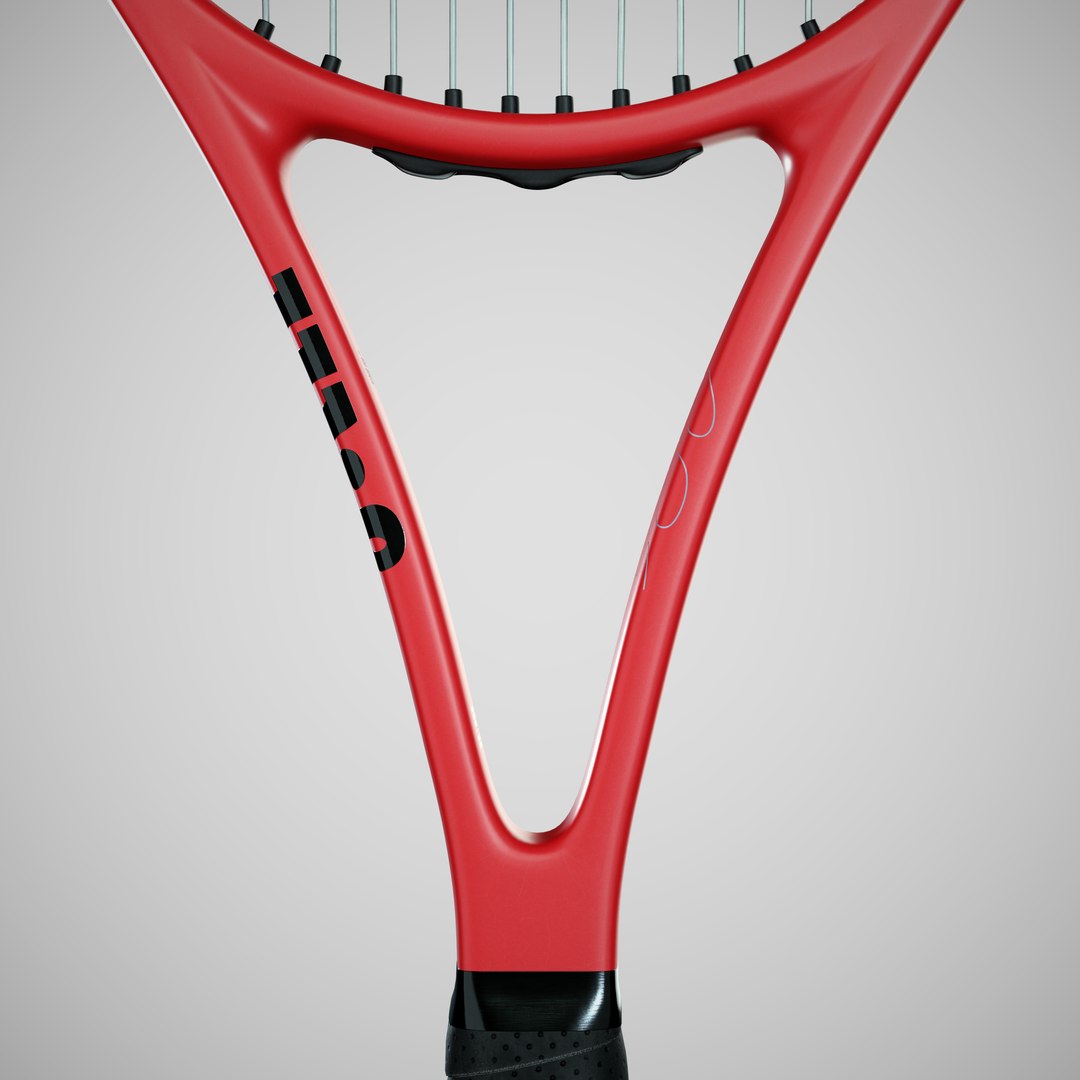 Wilson Pro Staff RF97 Autograph Red 3D model - TurboSquid 2175954