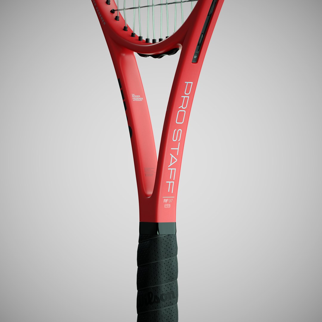 Wilson Pro Staff RF97 Autograph Red 3D Model - TurboSquid 2175954