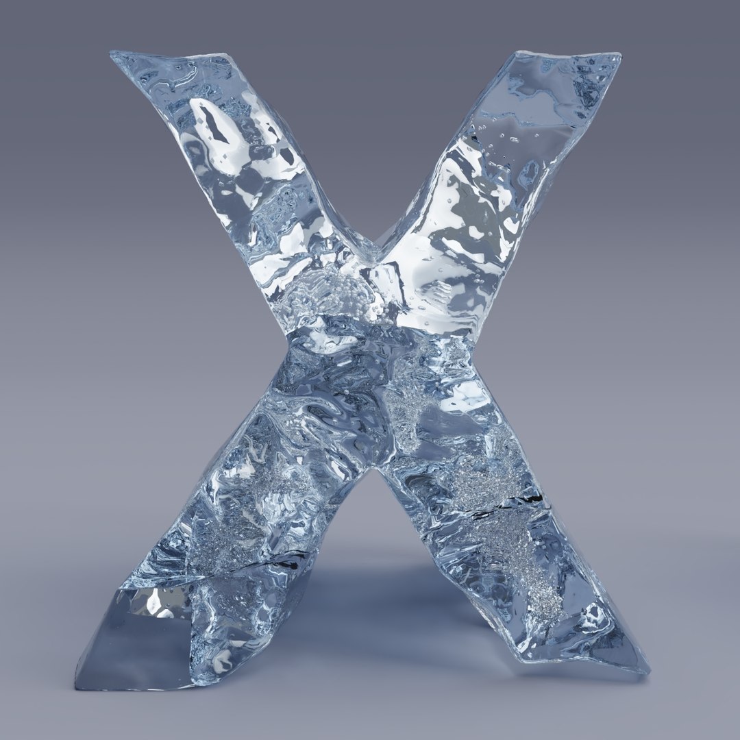 3D Letter X Model - TurboSquid 1398859