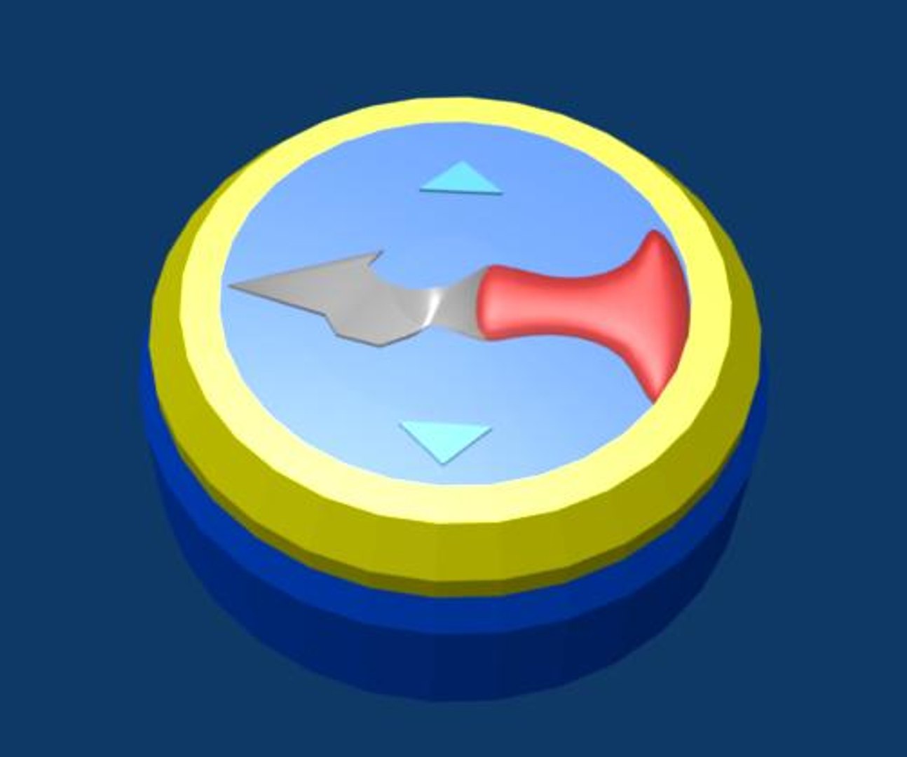 Free Legend Compass 3d Model