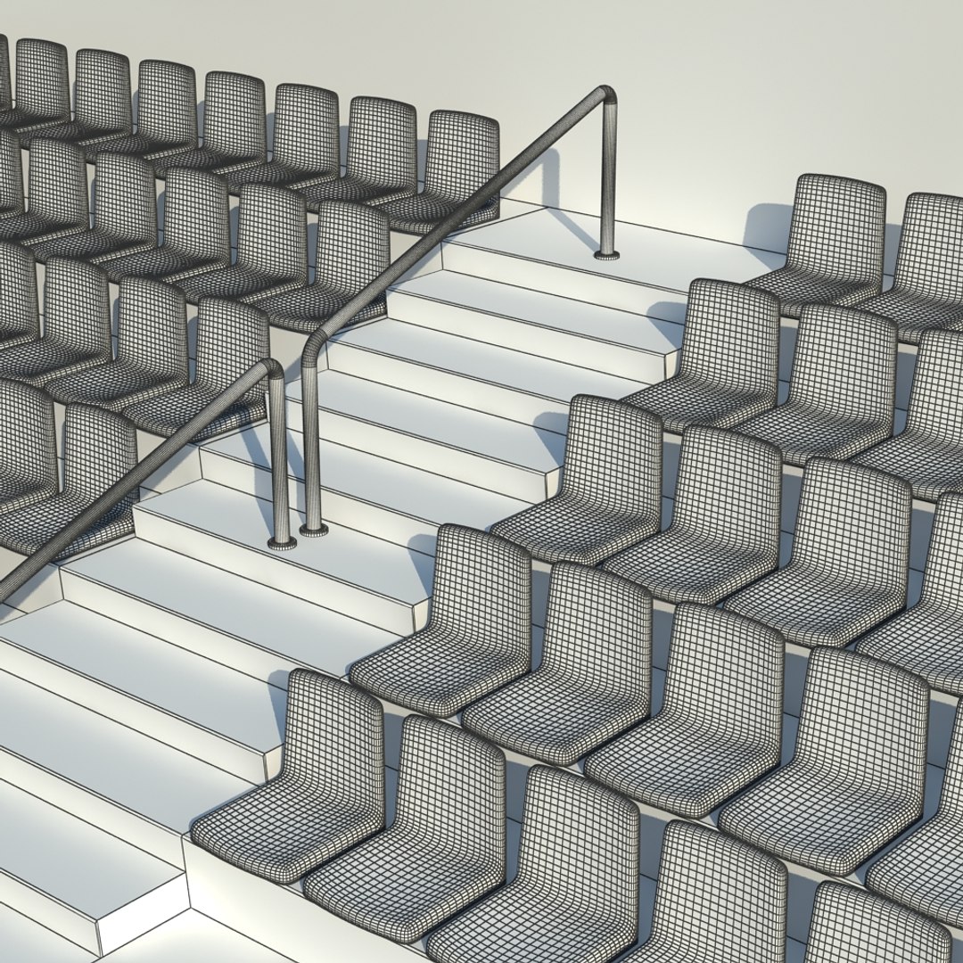 Arena Seats 3d Model
