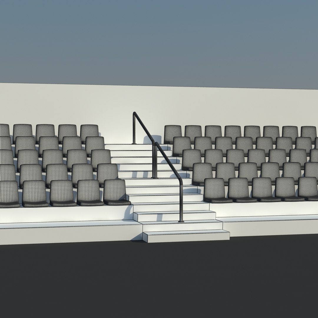Arena Seats 3d Model