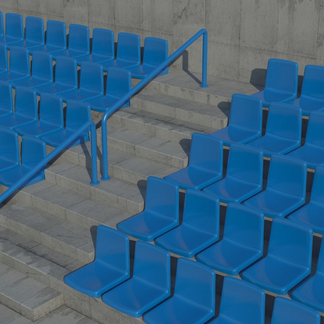 Arena Seats 3d Model