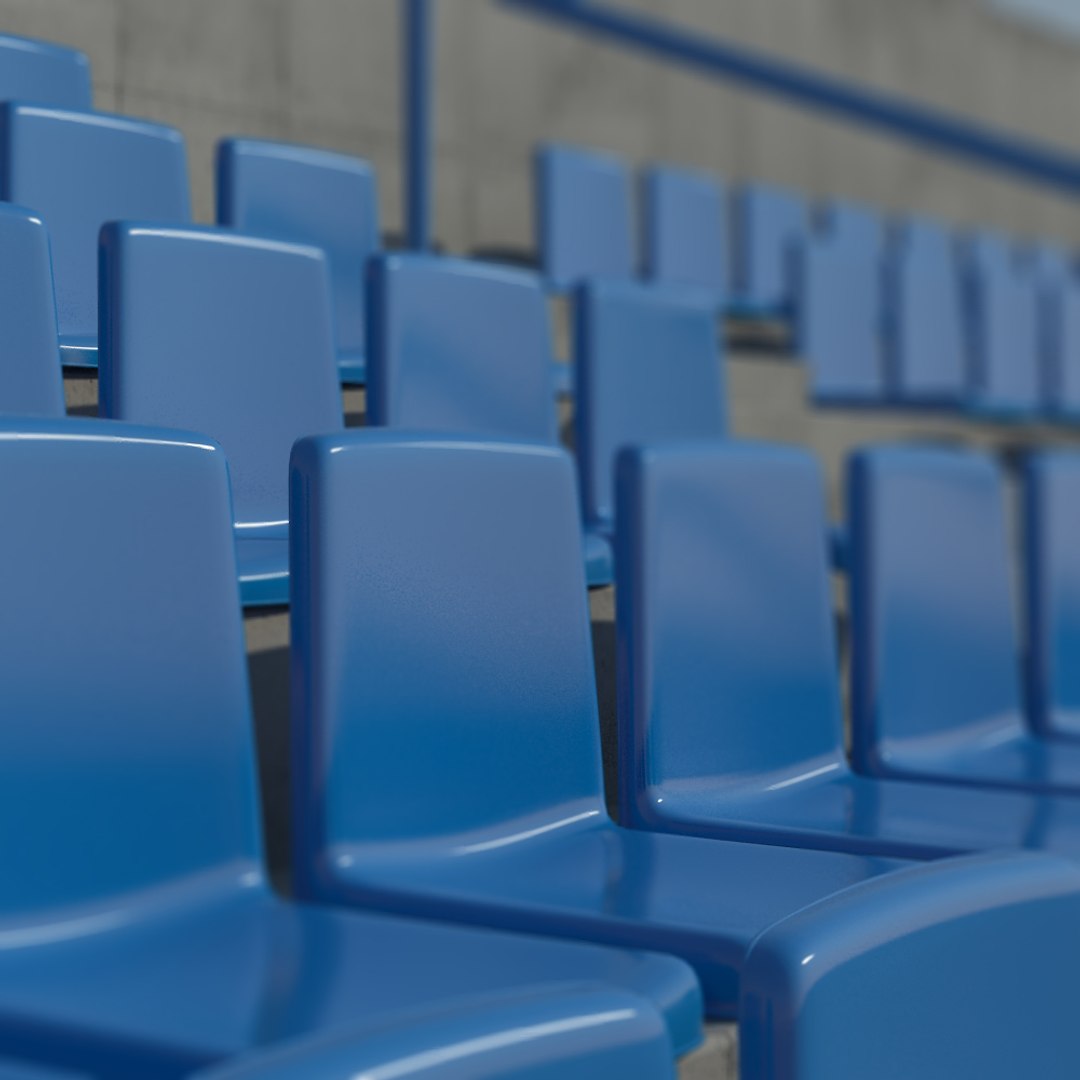 Arena Seats 3d Model
