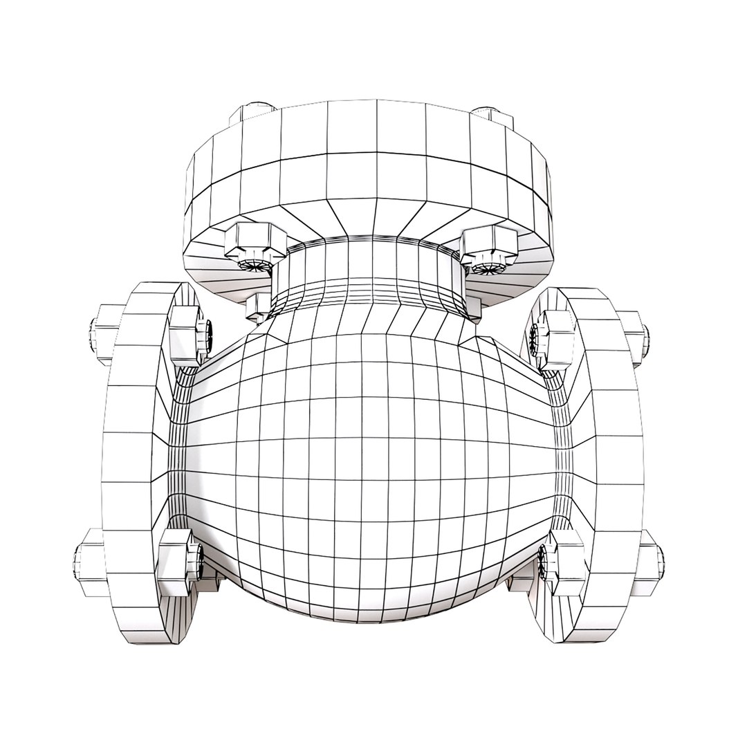 3D Check Valve model - TurboSquid 1832215