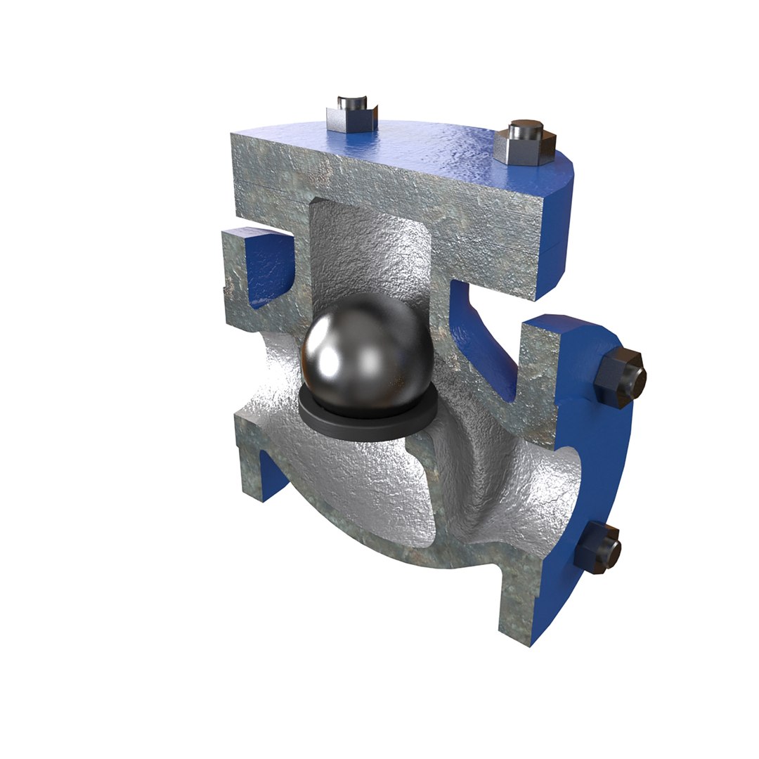 3D Check Valve model - TurboSquid 1832215