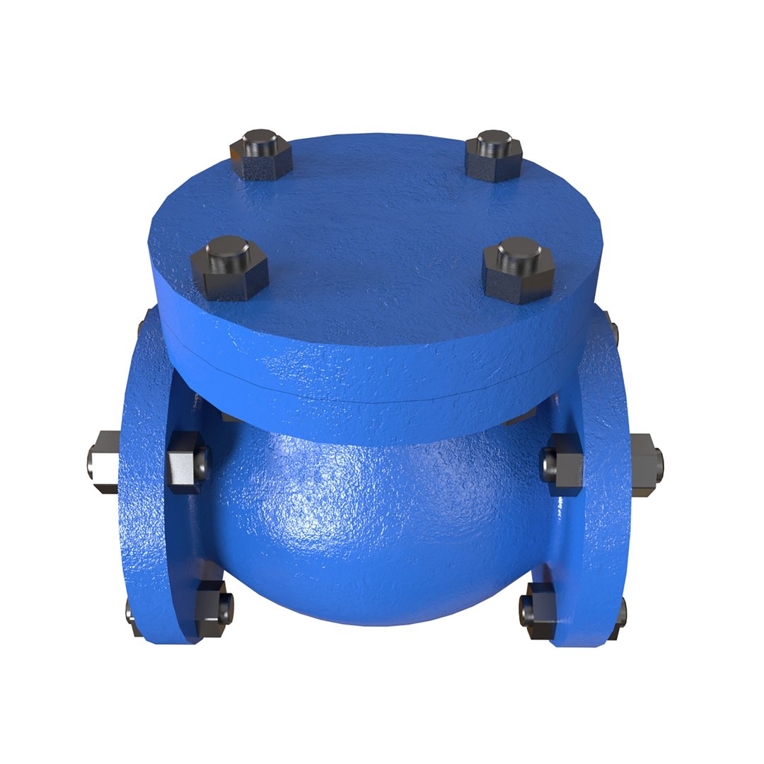 3D Check Valve model - TurboSquid 1832215