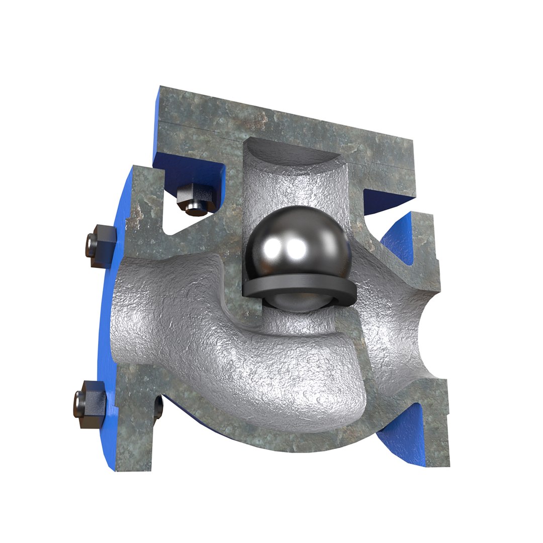 3D Check Valve model - TurboSquid 1832215