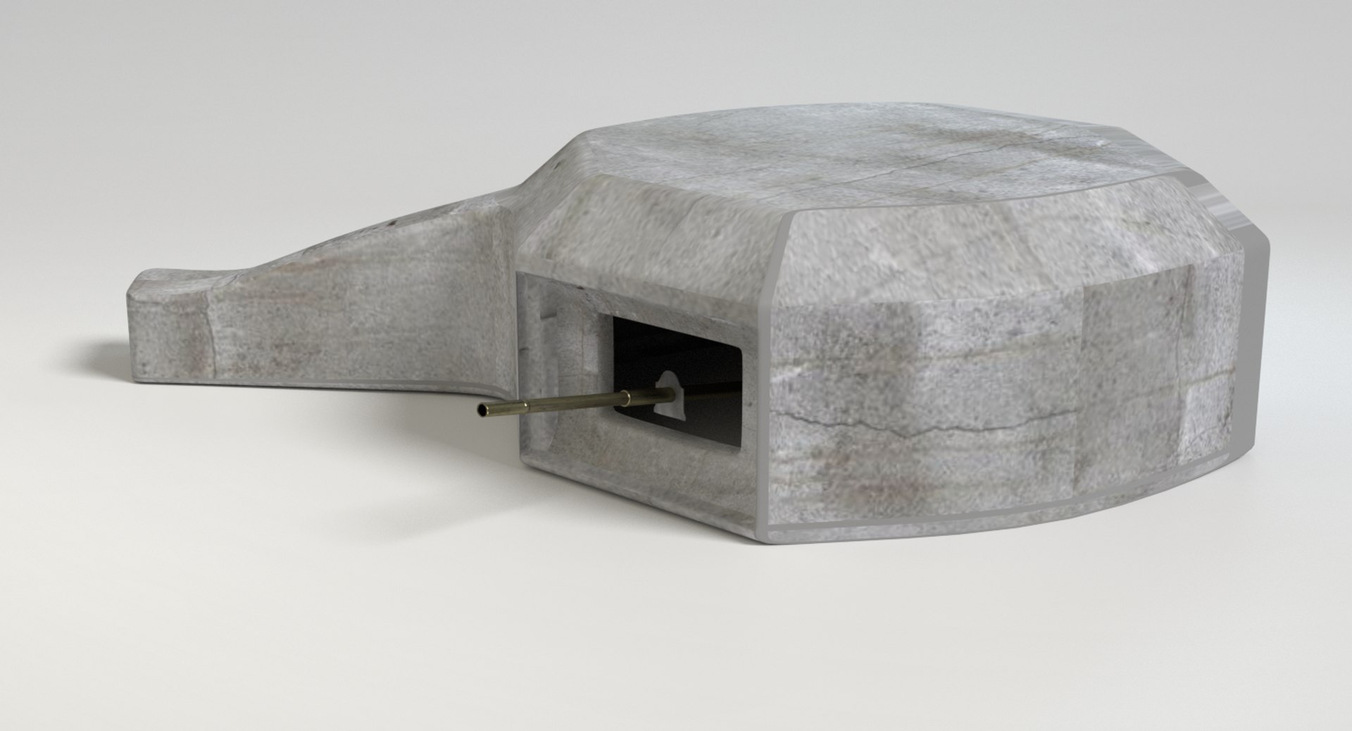 German Bunker 3d Model