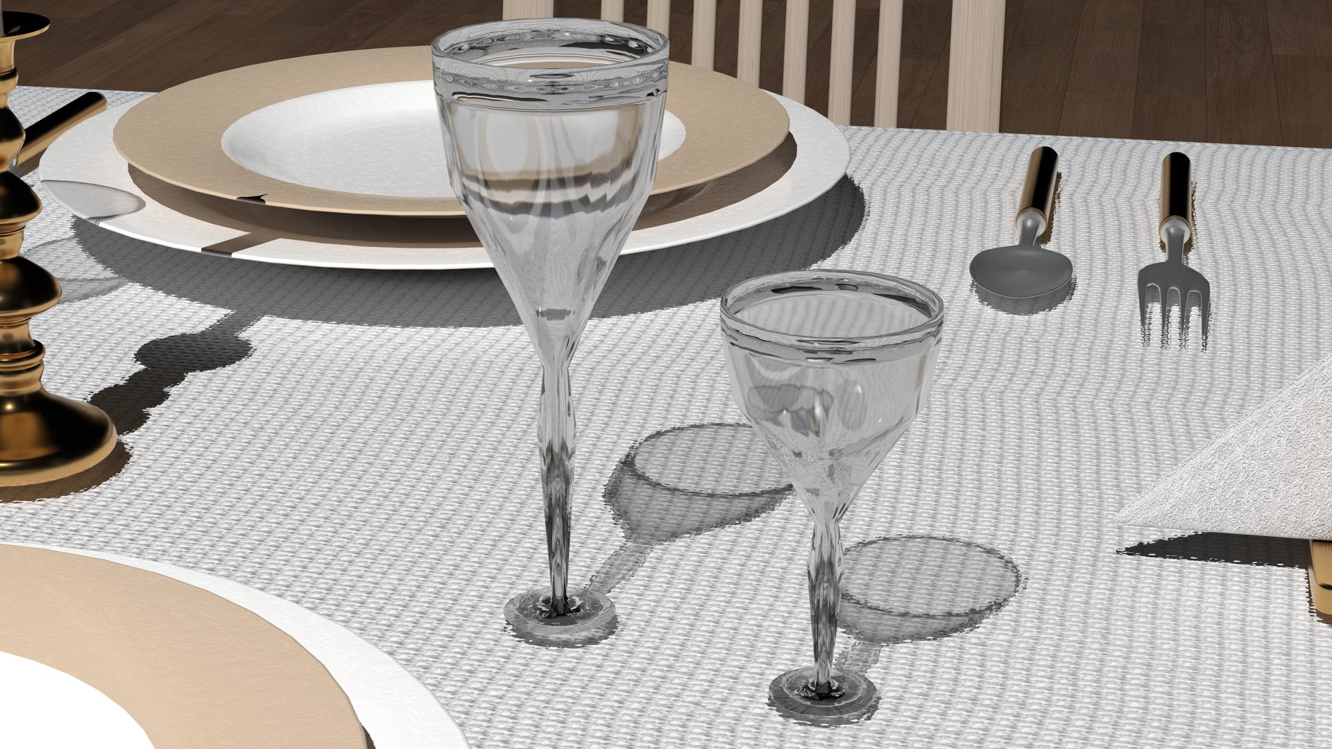 3D Dinner Table 2 - 8K - TurboSquid 2249868
