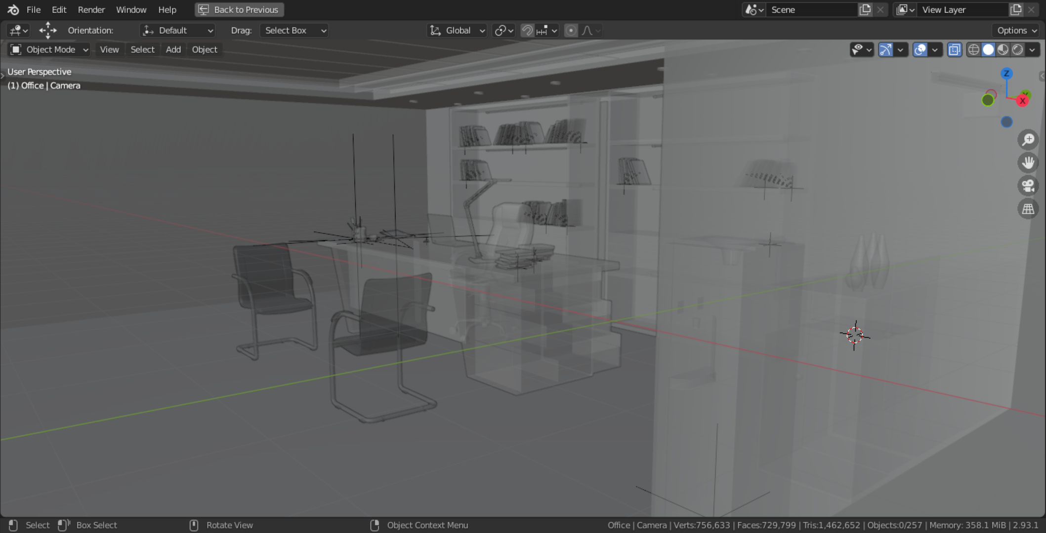 modelo 3d Diseño de la oficina del CEO gratis - TurboSquid 1765491