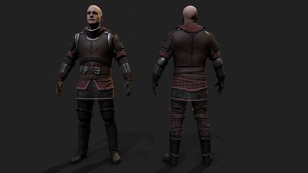 3D Mercenary warrior - TurboSquid 1954925