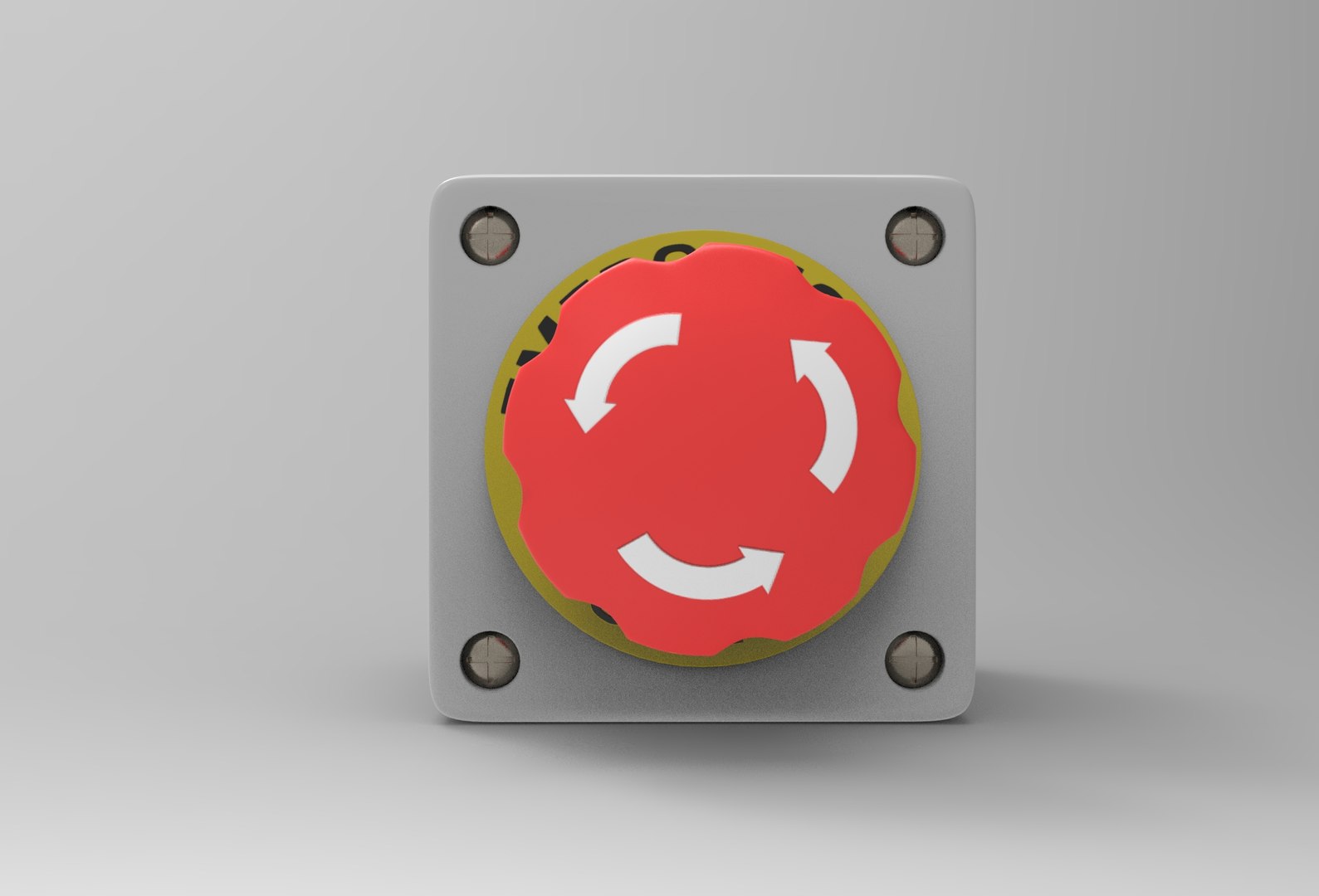 3D Emergency Button Model - TurboSquid 2280478