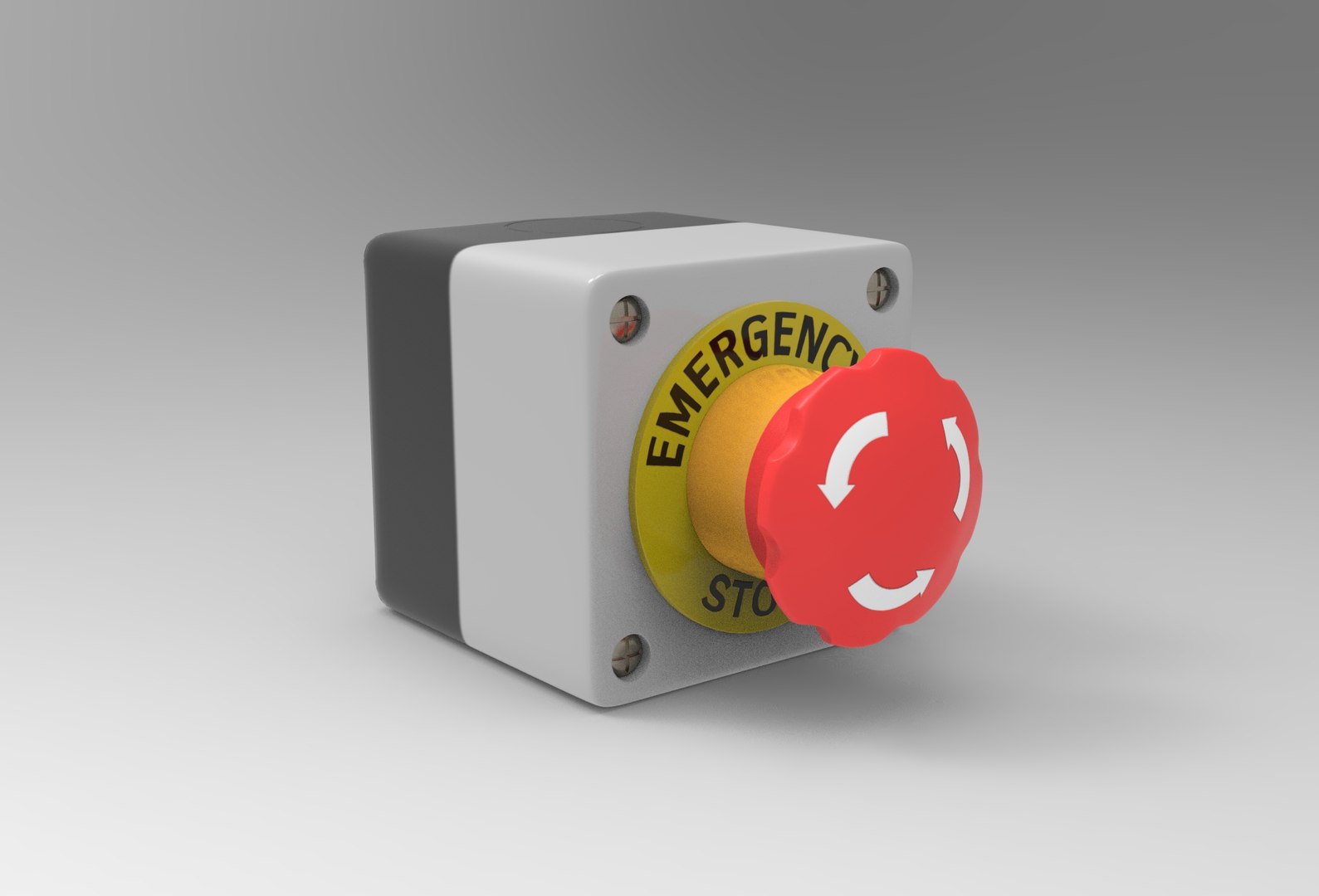 3D Emergency Button Model - TurboSquid 2280478