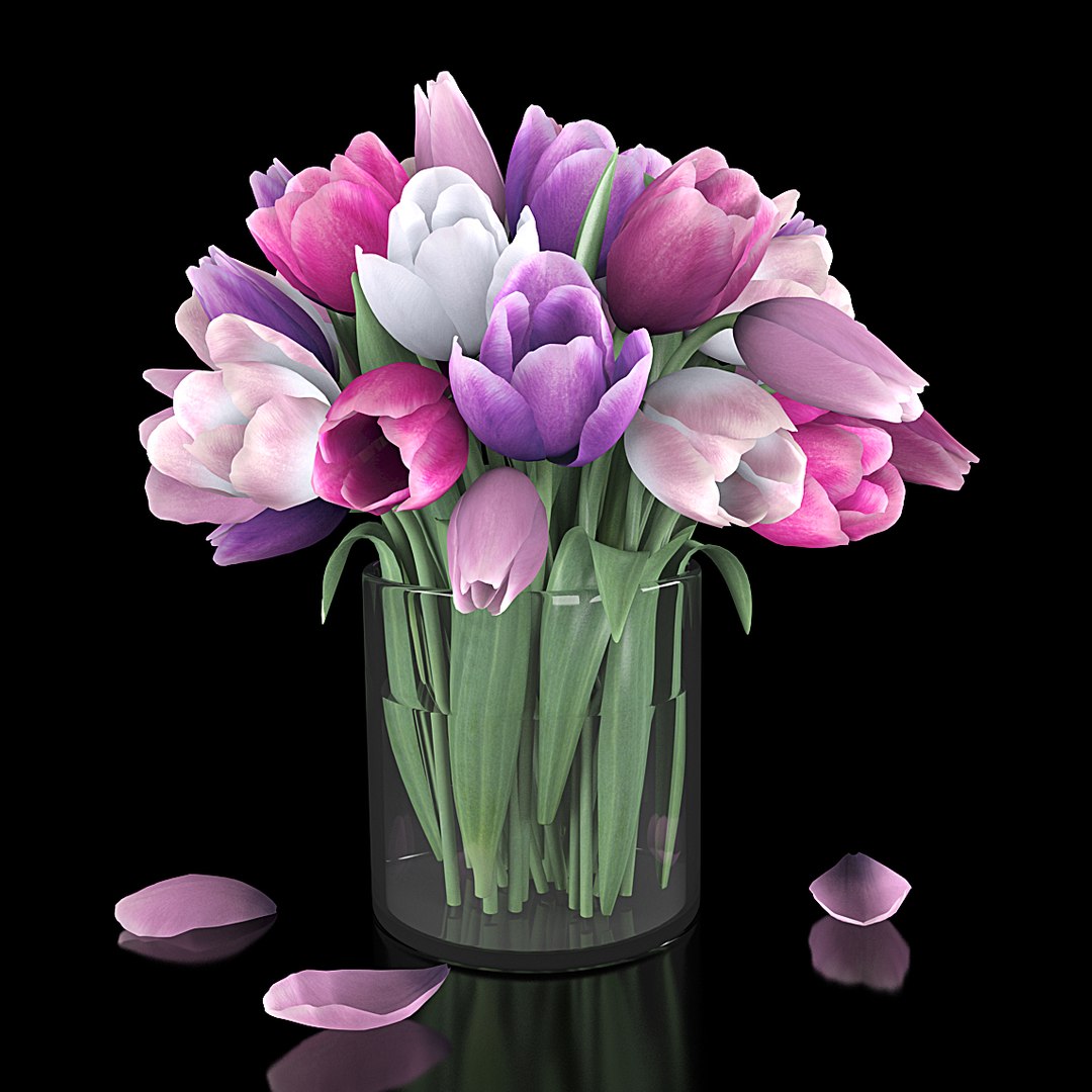 Tulip Flower 3D Model - TurboSquid 1161694