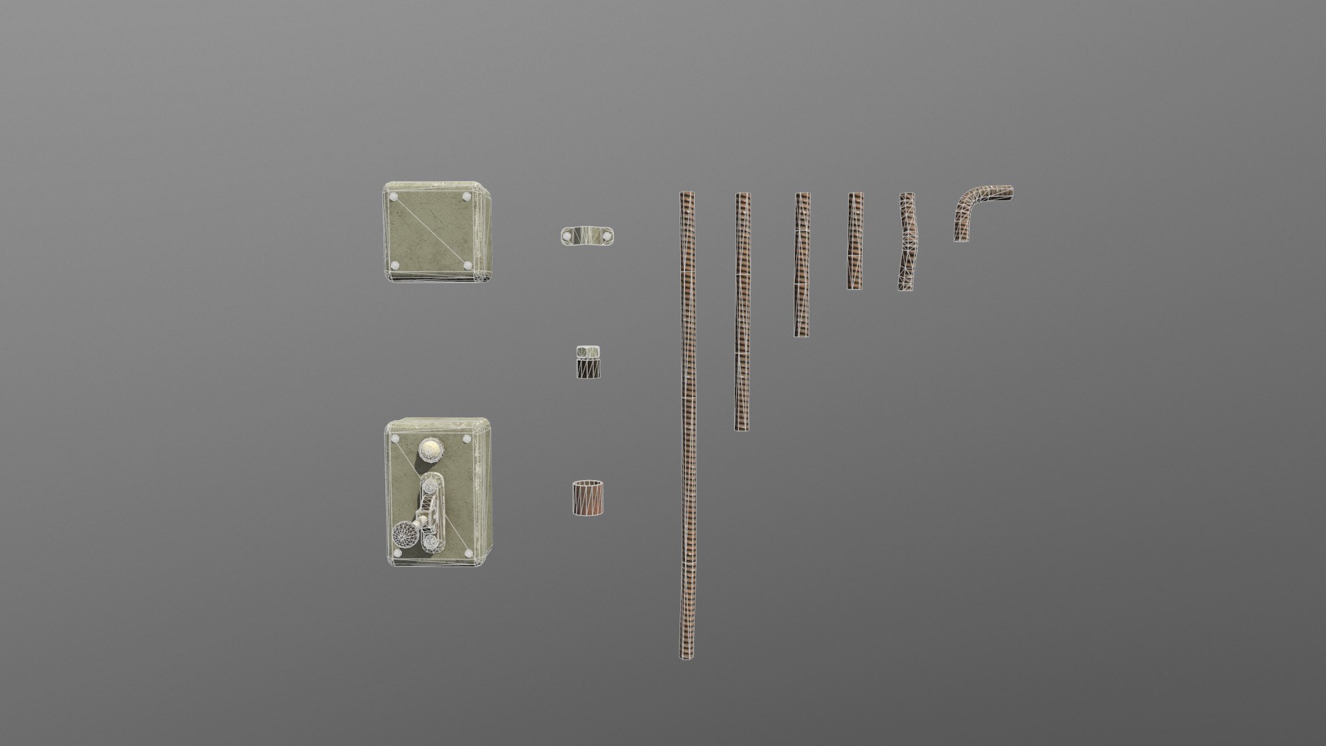 3D toggle switch model - TurboSquid 1557342