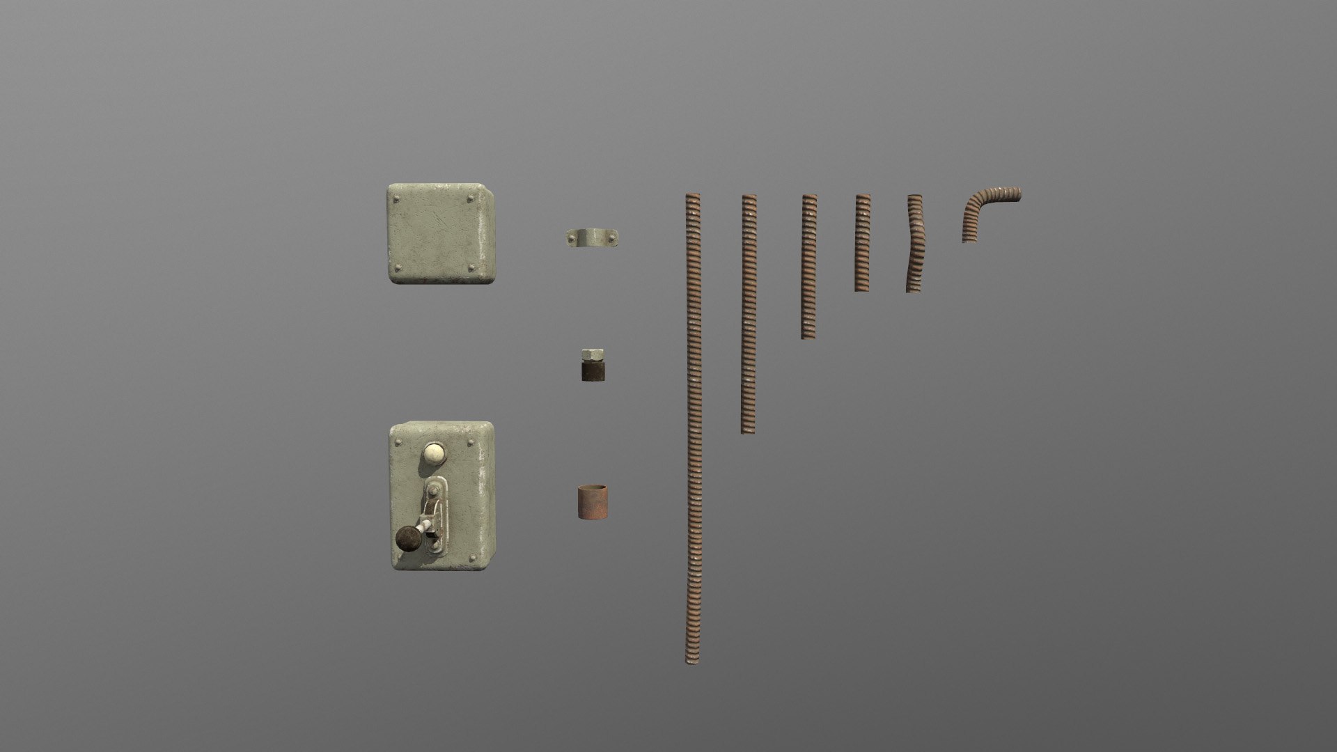 3D toggle switch model - TurboSquid 1557342