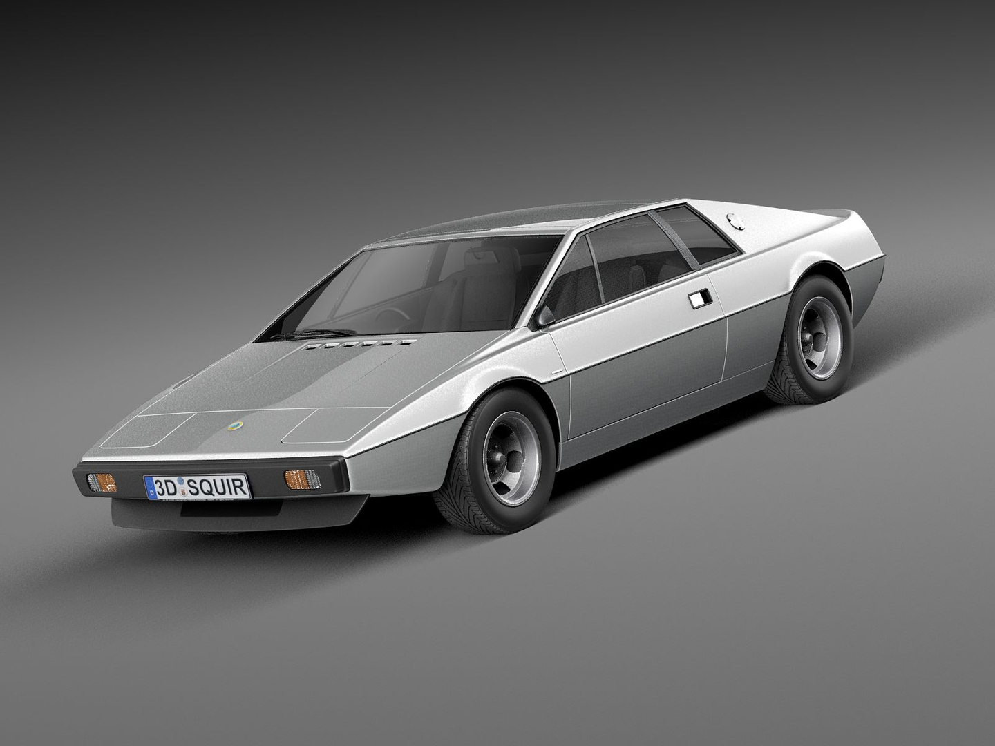 3d model esprit s1 sport car