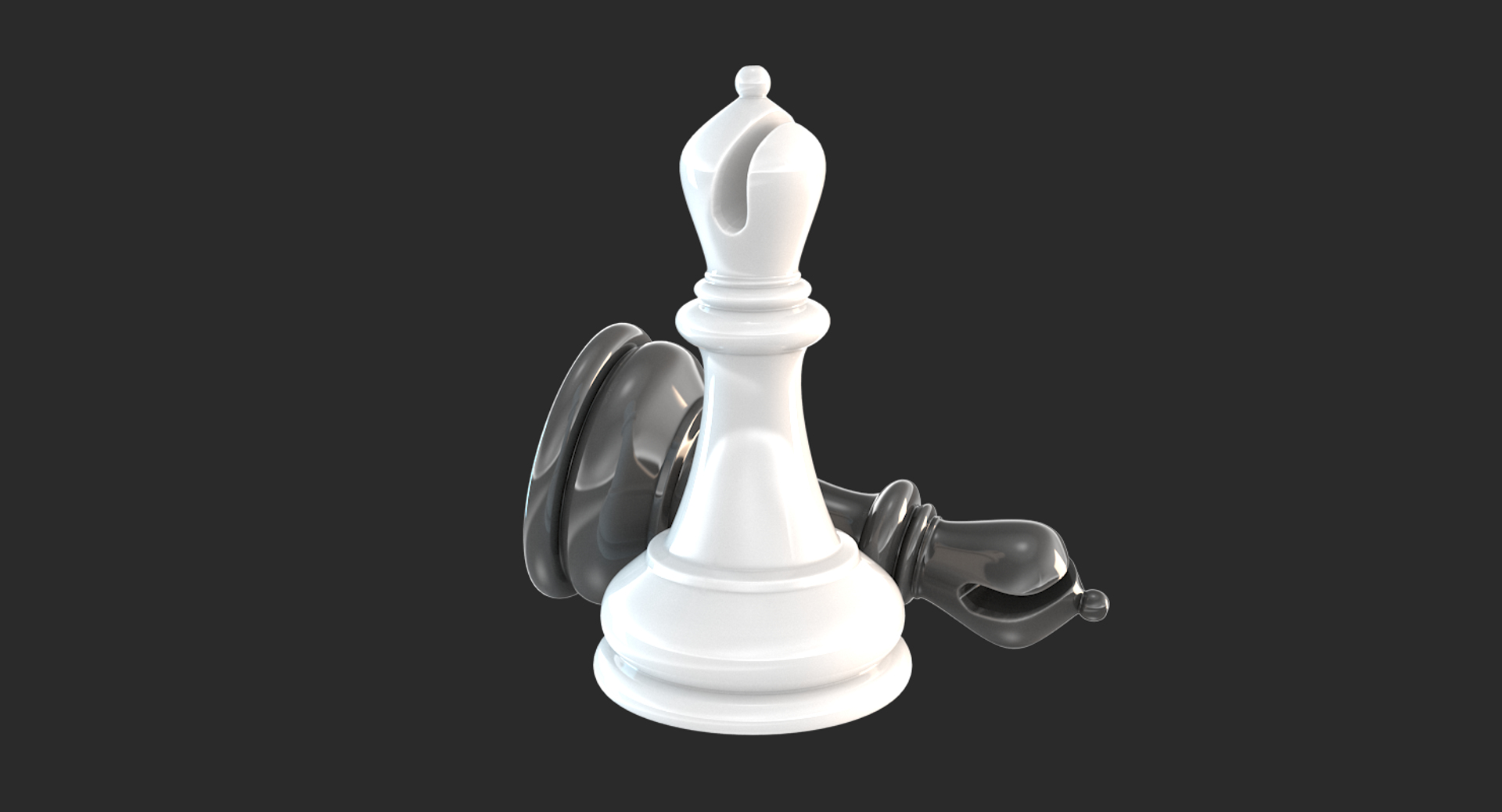 3D Chessmen Bishop Chess Piece Model - TurboSquid 1418622