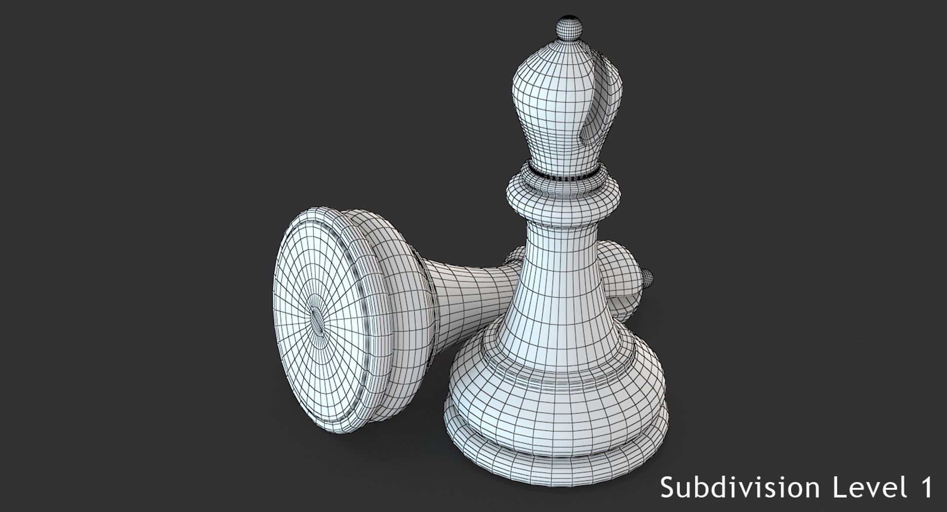 3D Chessmen Bishop Chess Piece Model - TurboSquid 1418622