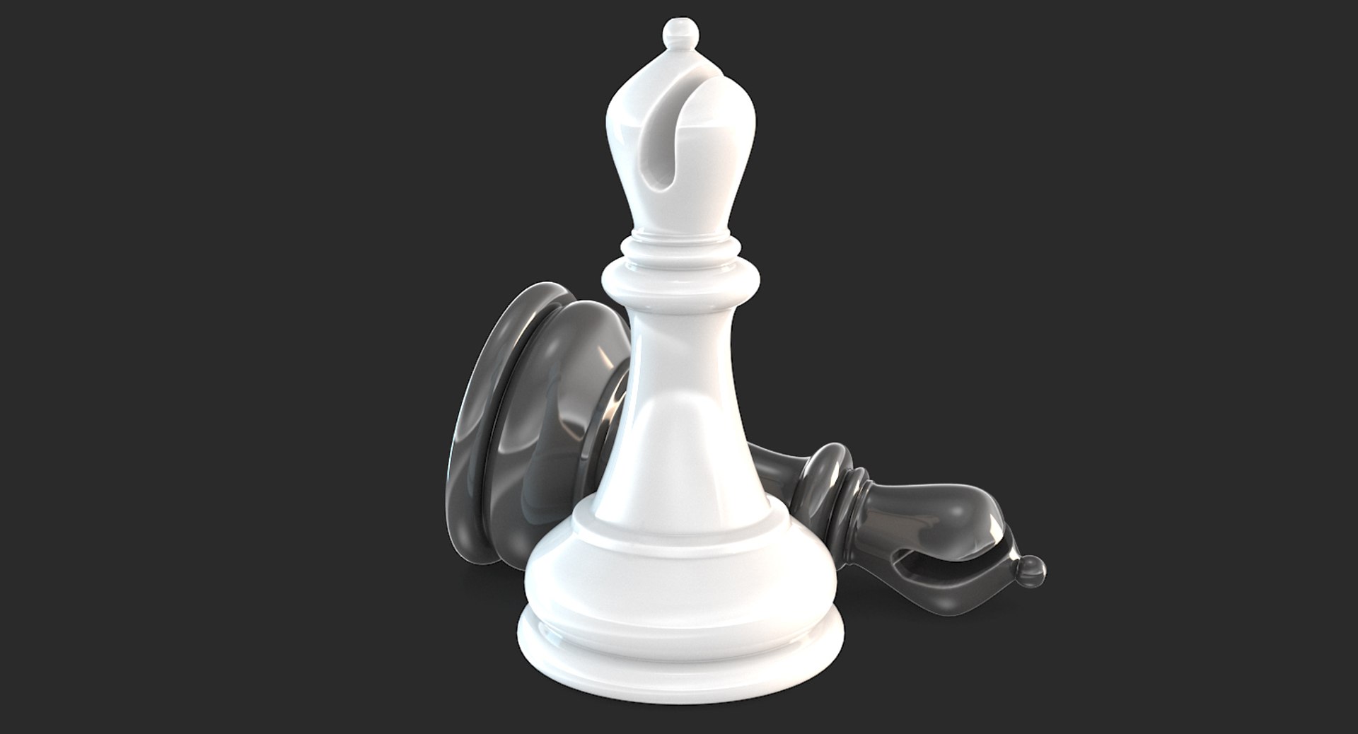 3D Chessmen Bishop Chess Piece Model - TurboSquid 1418622