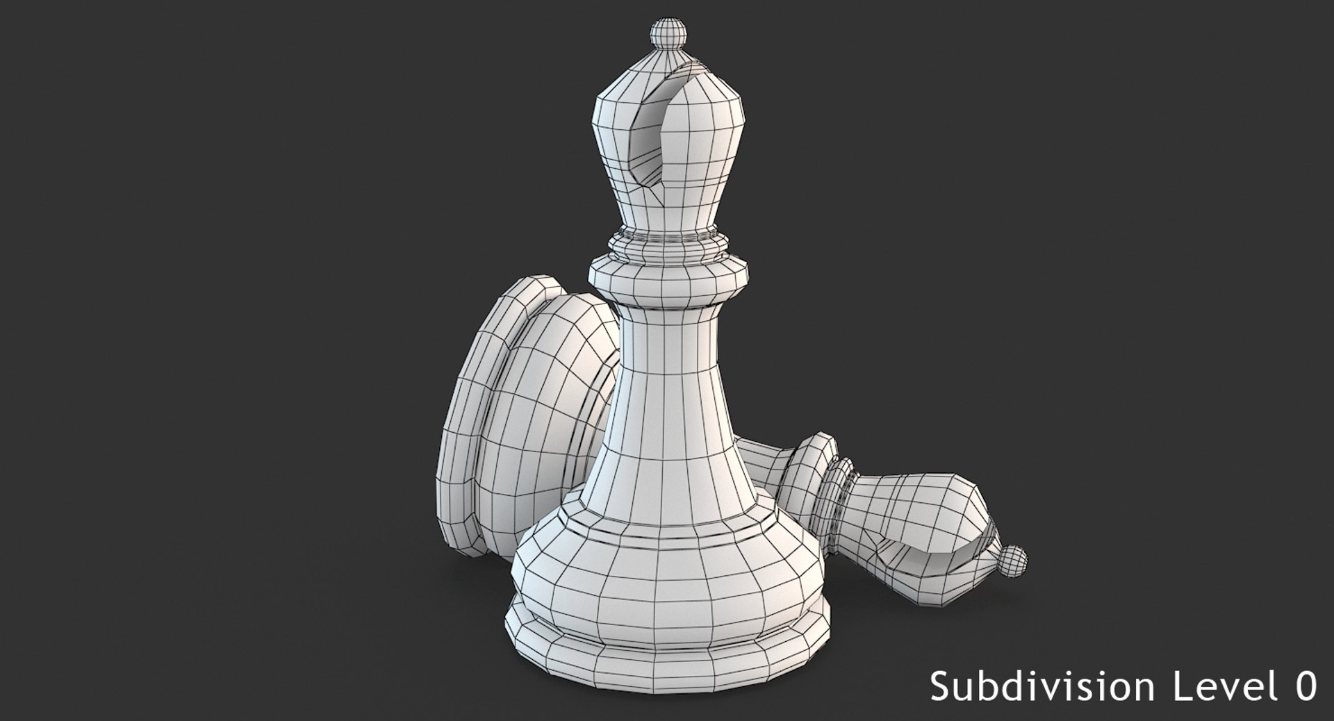 3D Chessmen Bishop Chess Piece Model - TurboSquid 1418622