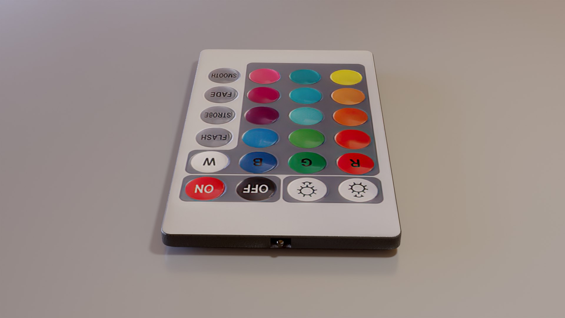 3D Model Remote Controller RGB LED Light Low-poly - TurboSquid 1784145