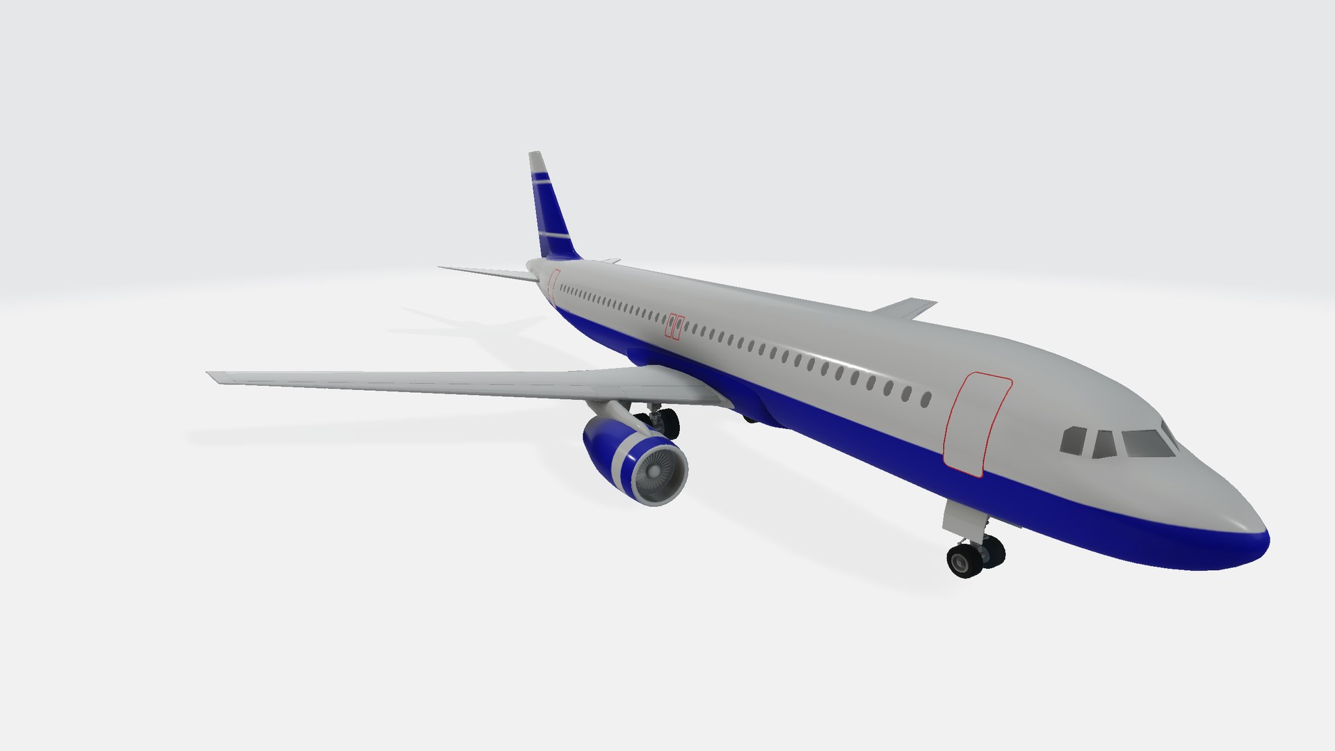 Passenger Plane 3D Model - TurboSquid 2353288