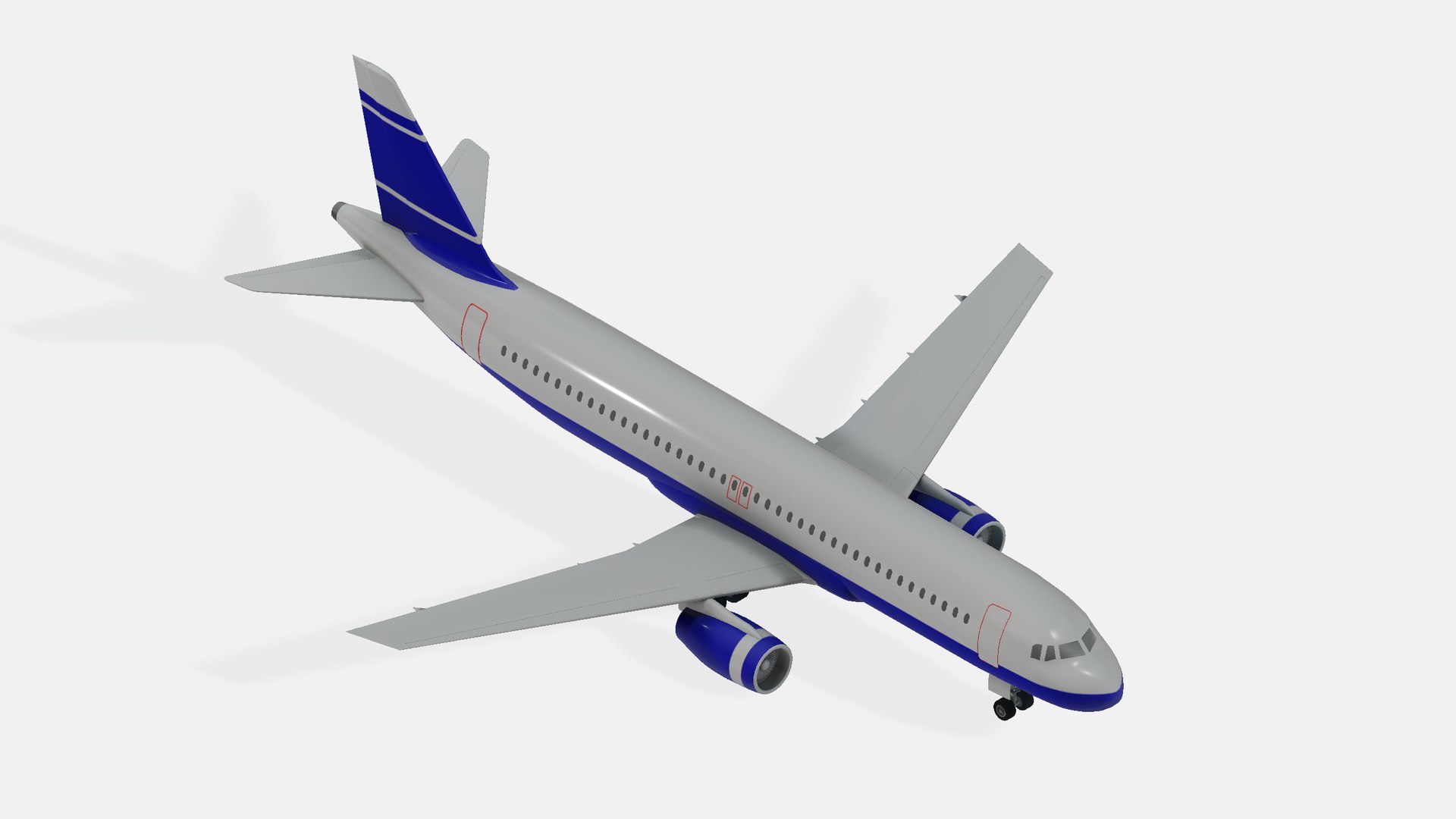 Passenger Plane 3D Model - TurboSquid 2353288