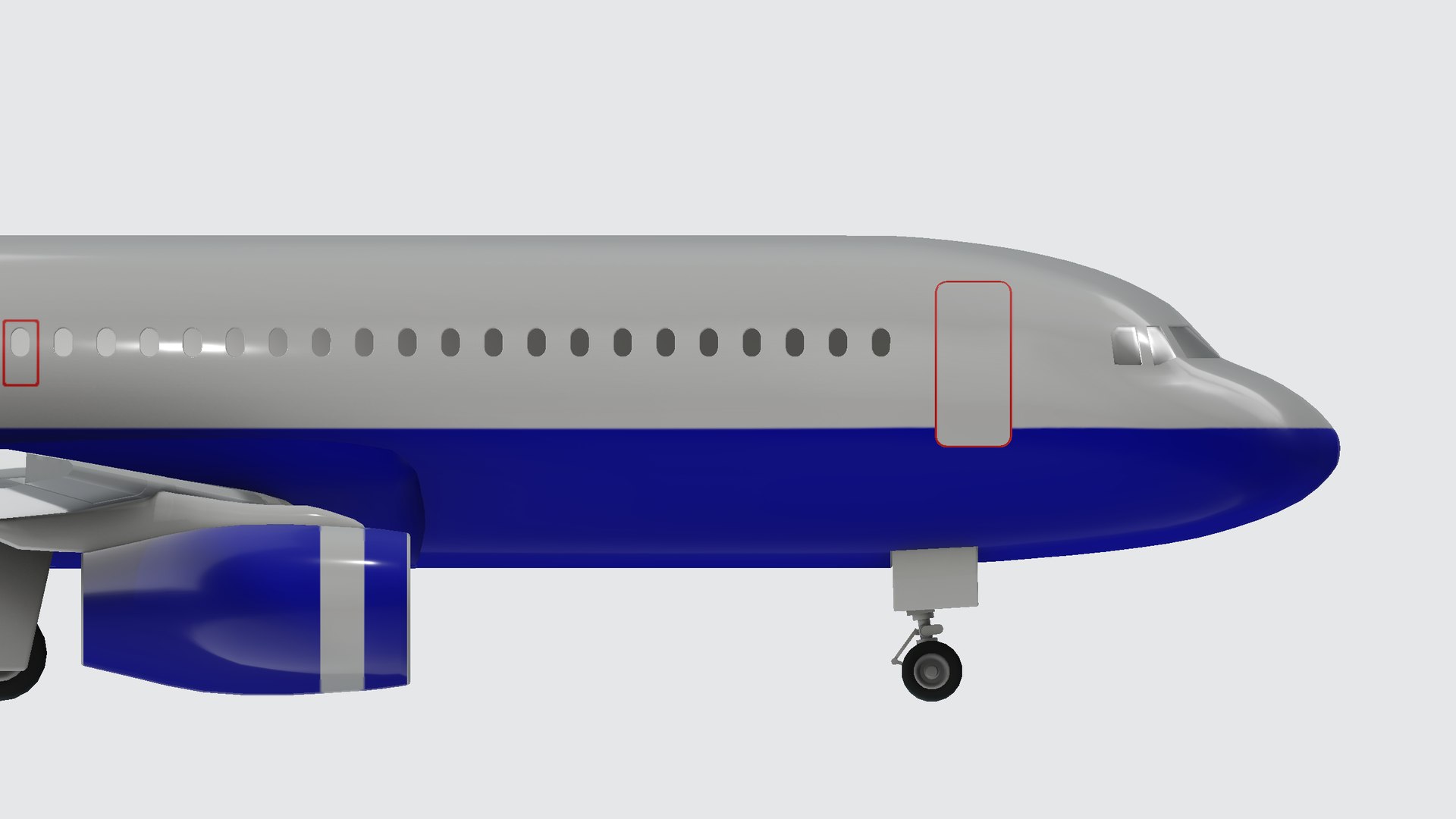 Passenger Plane 3D Model - TurboSquid 2353288