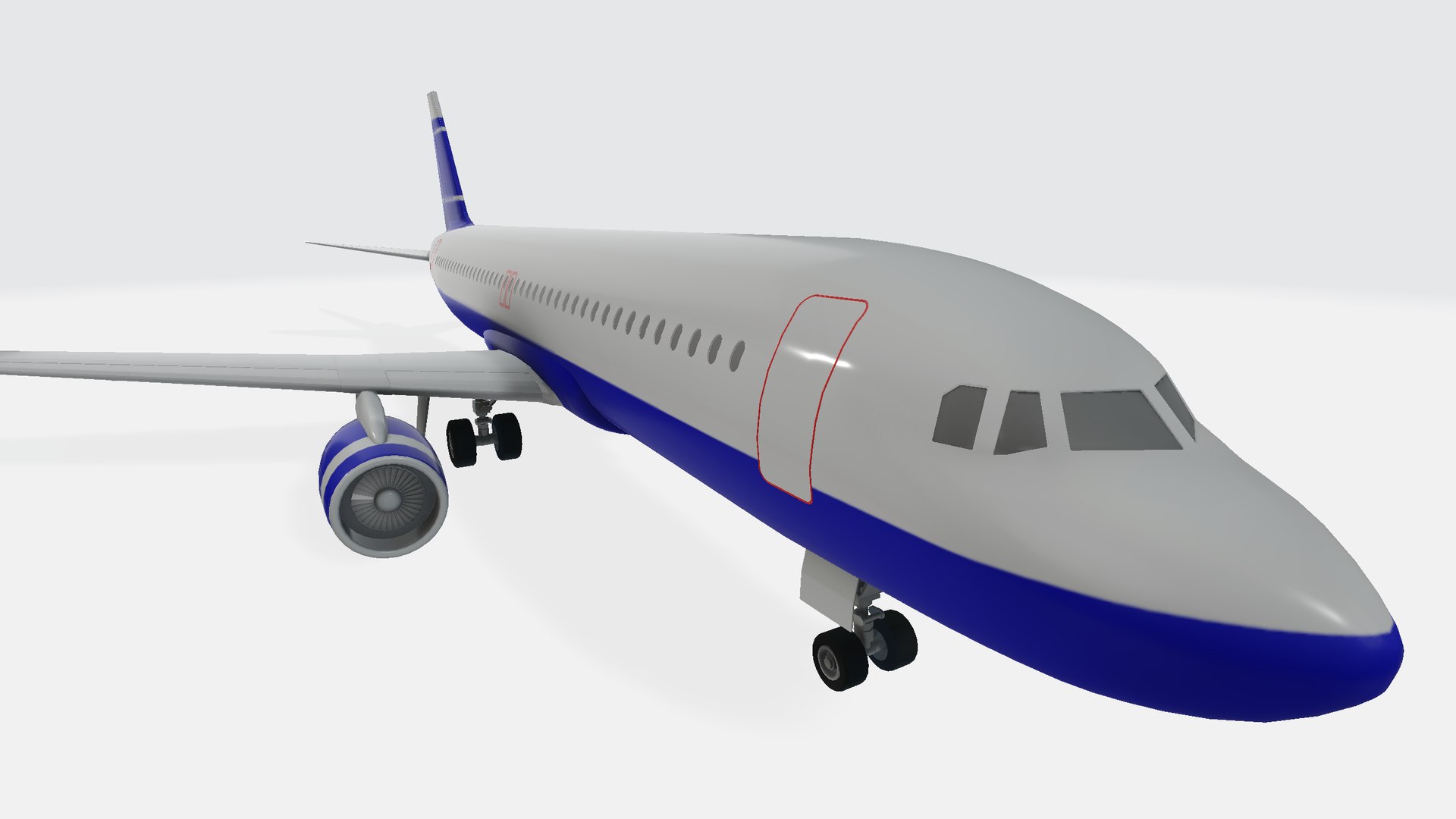 Passenger Plane 3D Model - TurboSquid 2353288