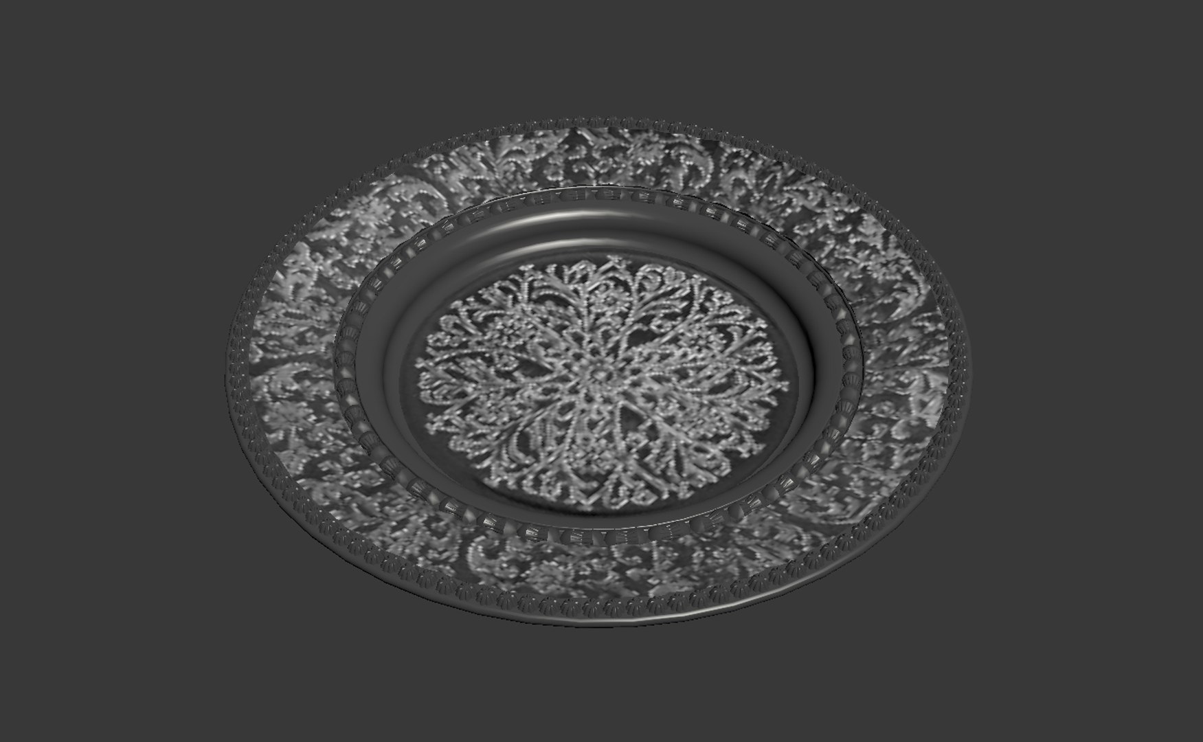 Silver Plate 3d Max