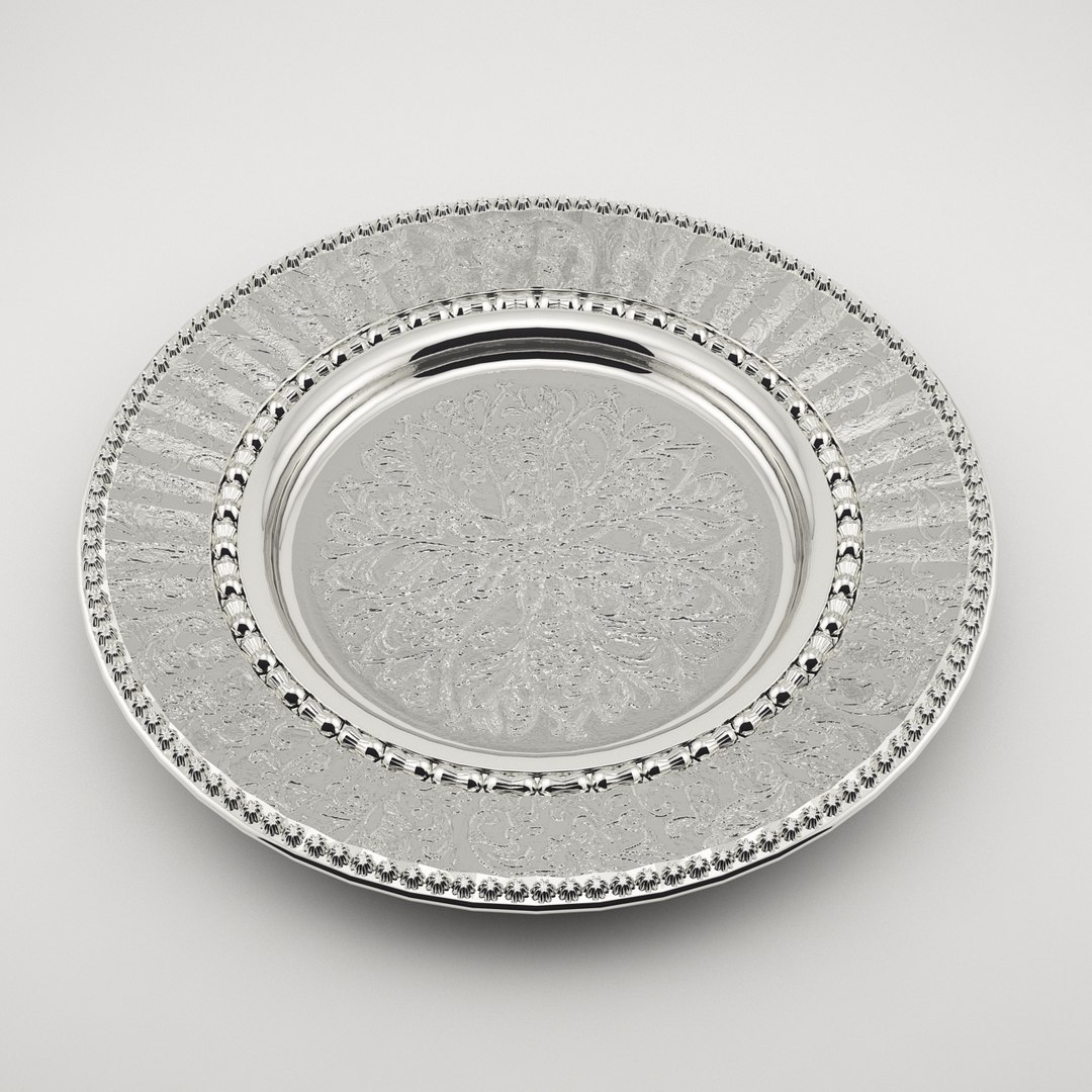 Silver Plate 3d Max