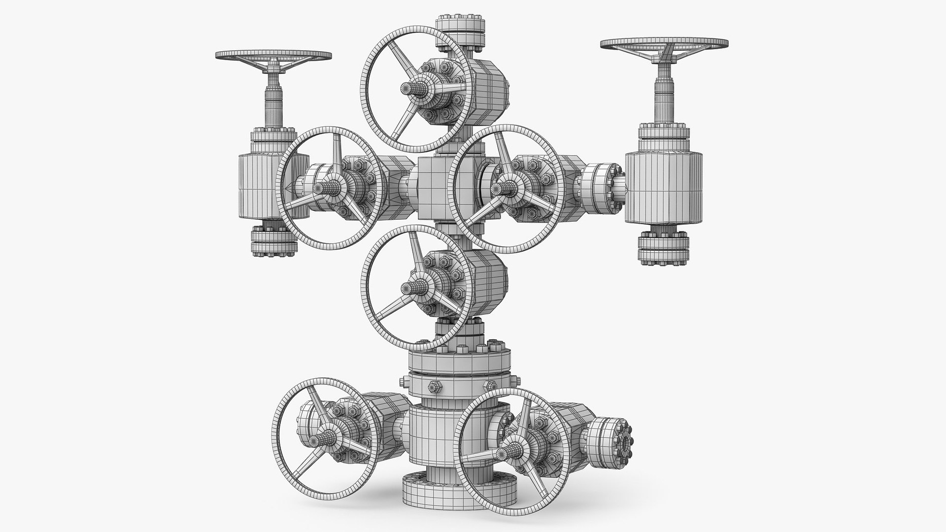 3D Oil Wellhead Collection Model - TurboSquid 2346836