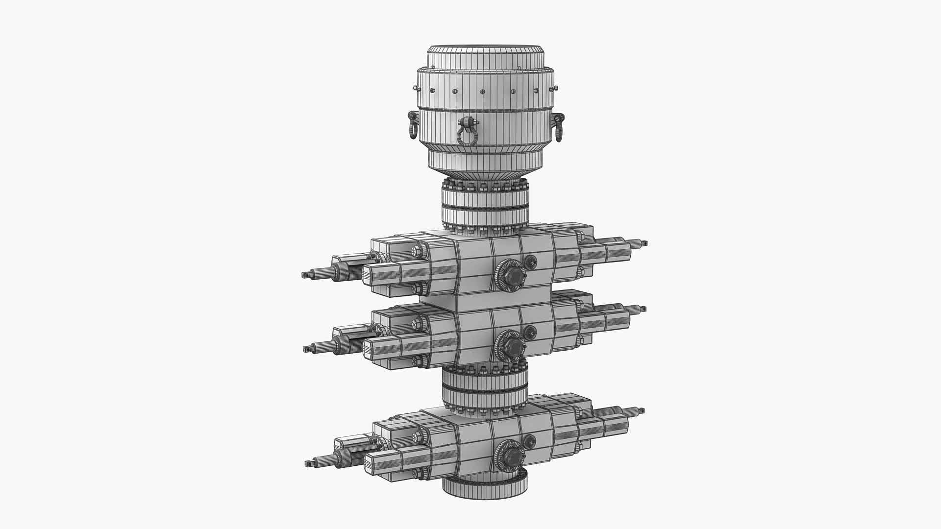 3D Oil Wellhead Collection Model - TurboSquid 2346836
