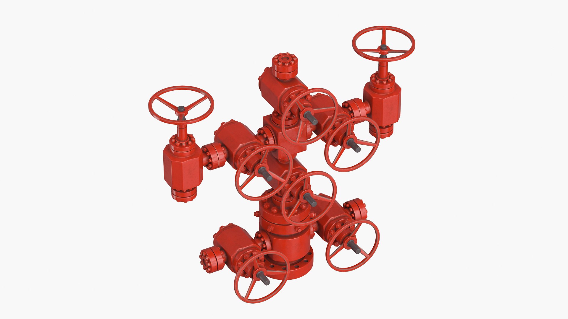 3D Oil Wellhead Collection Model - TurboSquid 2346836