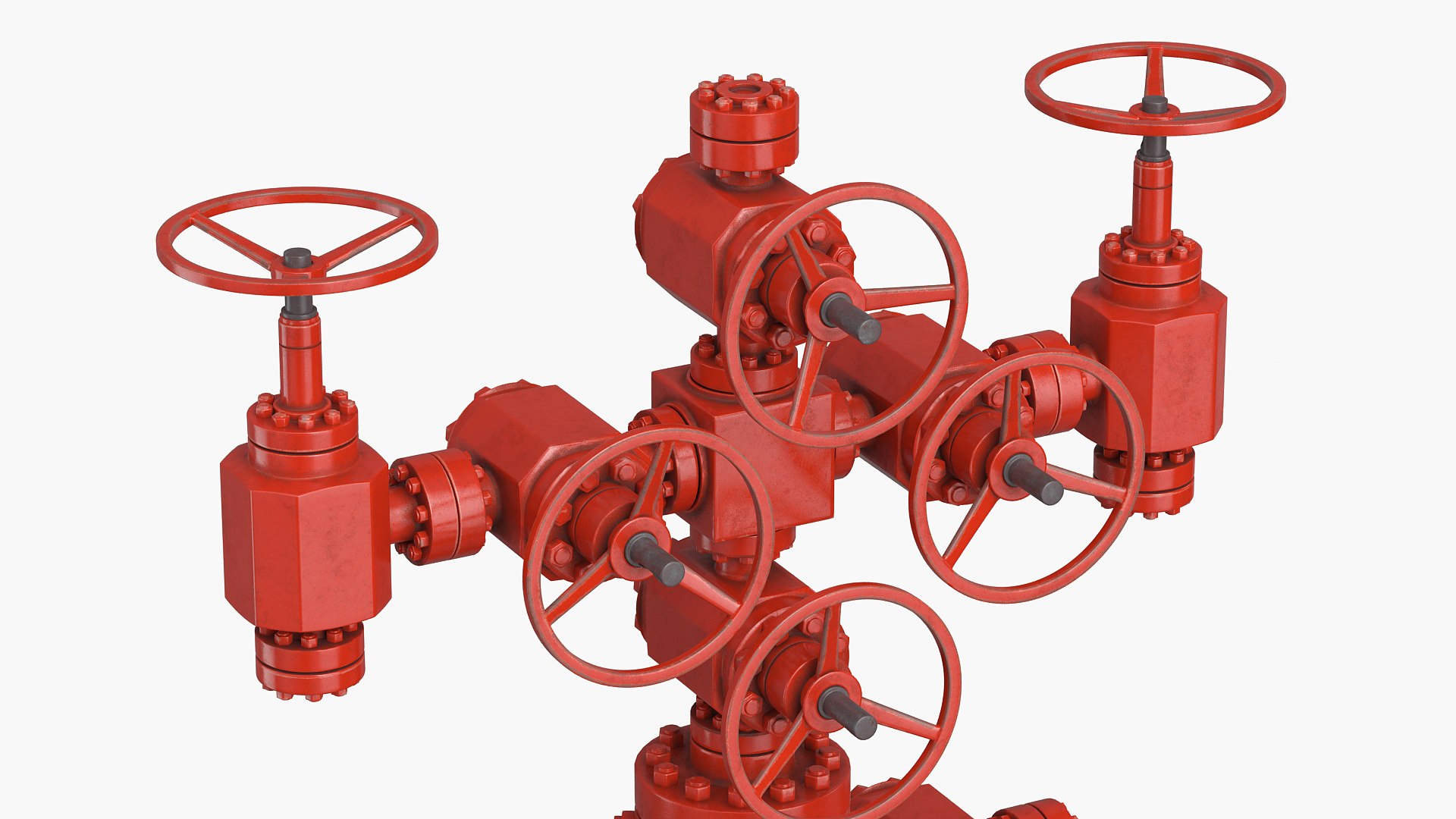 3D Oil Wellhead Collection Model - TurboSquid 2346836