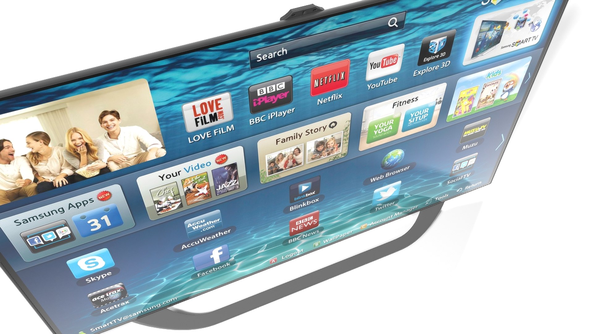 3d Sized Samsung Smart Model